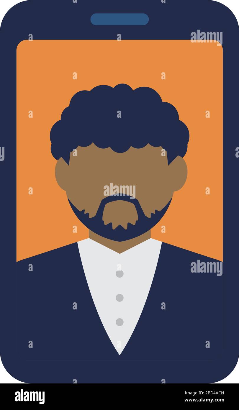 Video chat concept vector Cut Out Stock Images & Pictures - Alamy