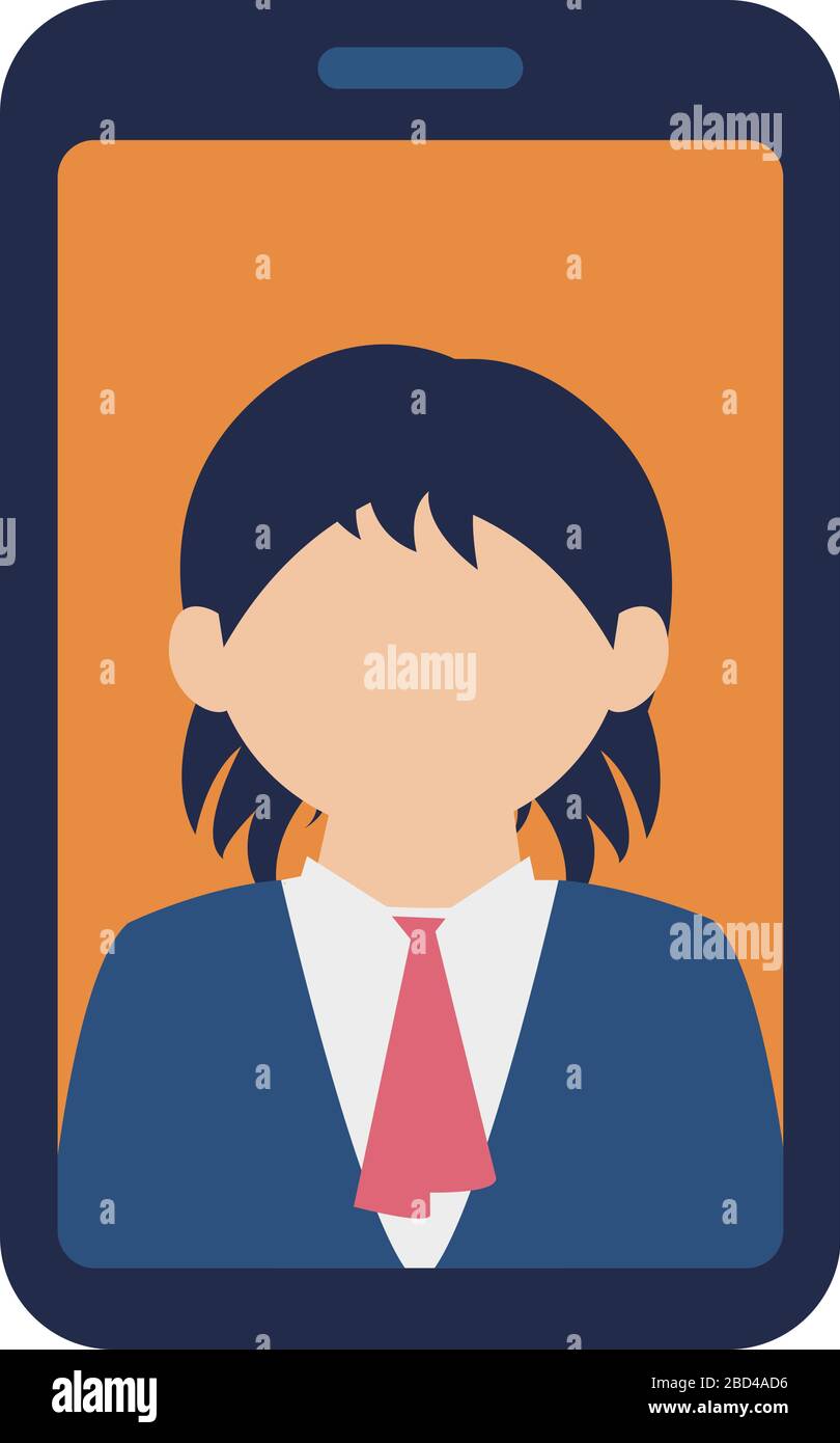 smartphone video call vector illustration Stock Vector Image & Art - Alamy