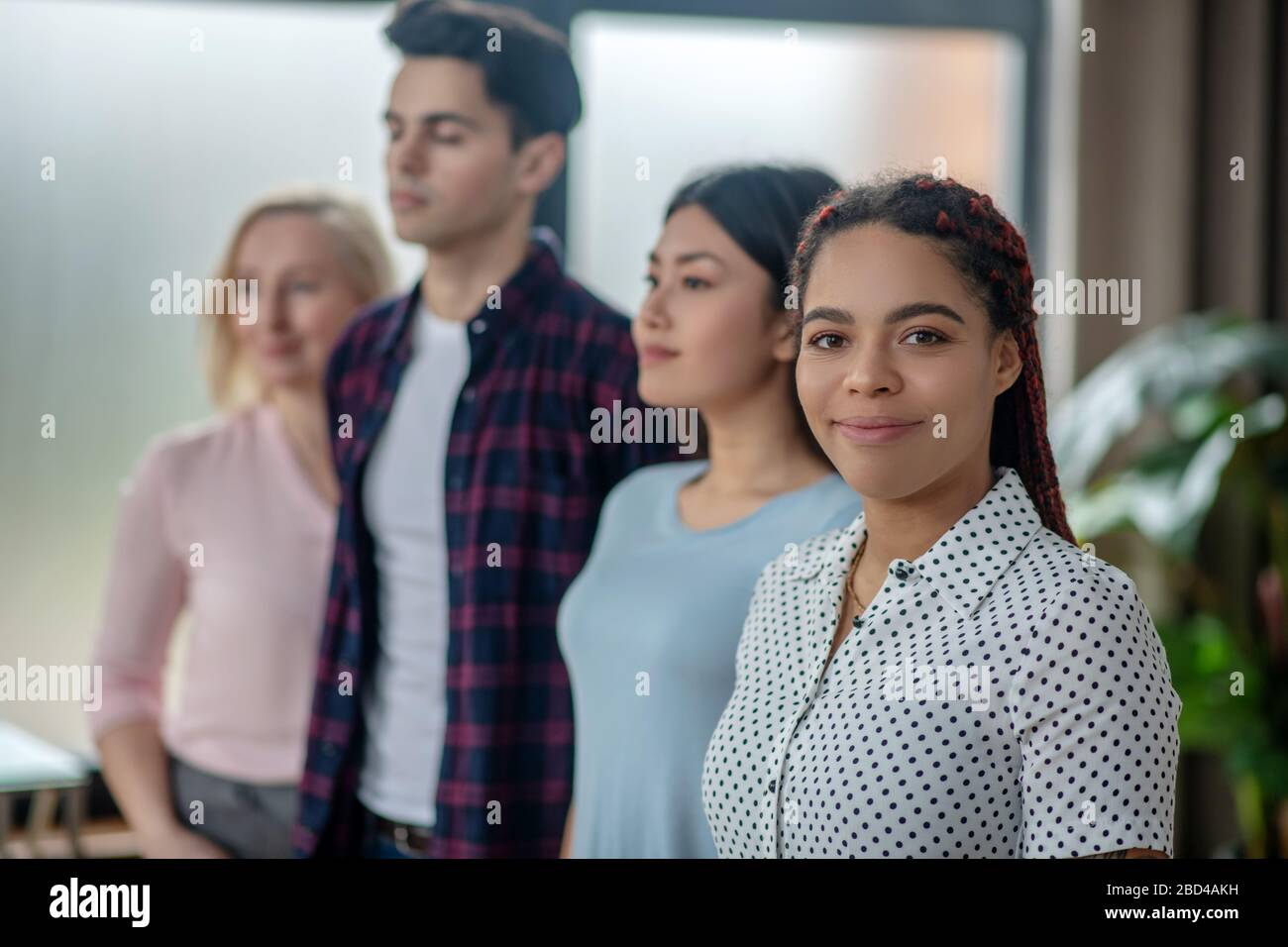 Multi-ethnical group of people looking determined and strong Stock ...