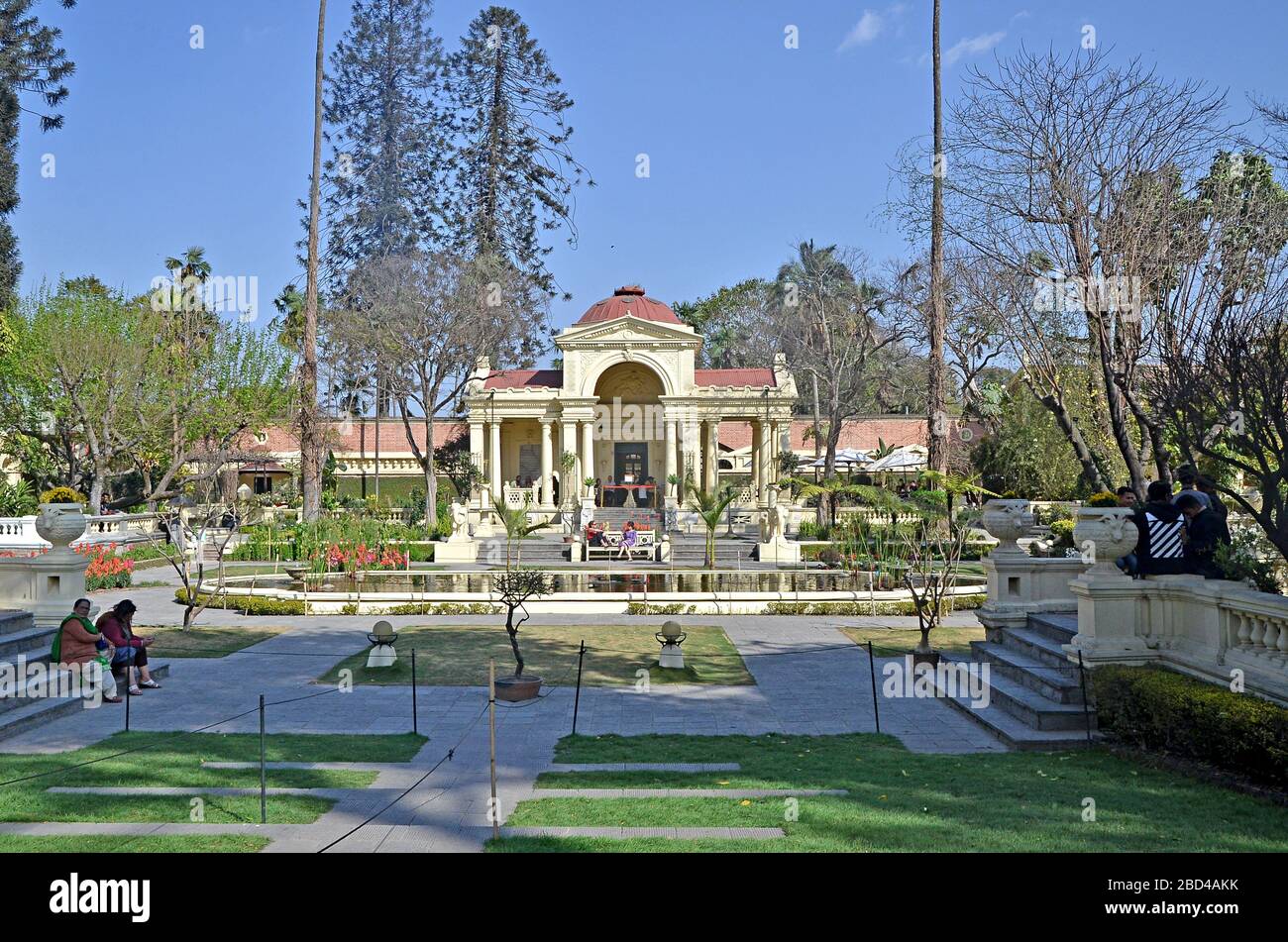 Kathmandu, Nepal - March 5, 2018: The Garden of Dreams also known as ...