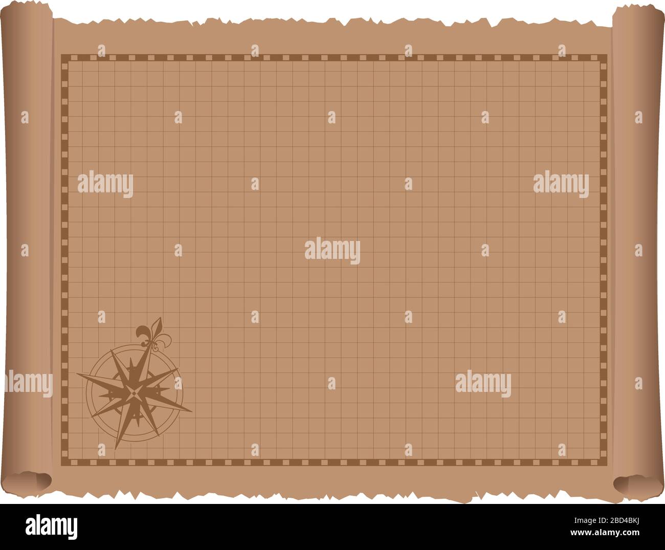 Vintage map template vector illustration Stock Vector Image & Art - Alamy