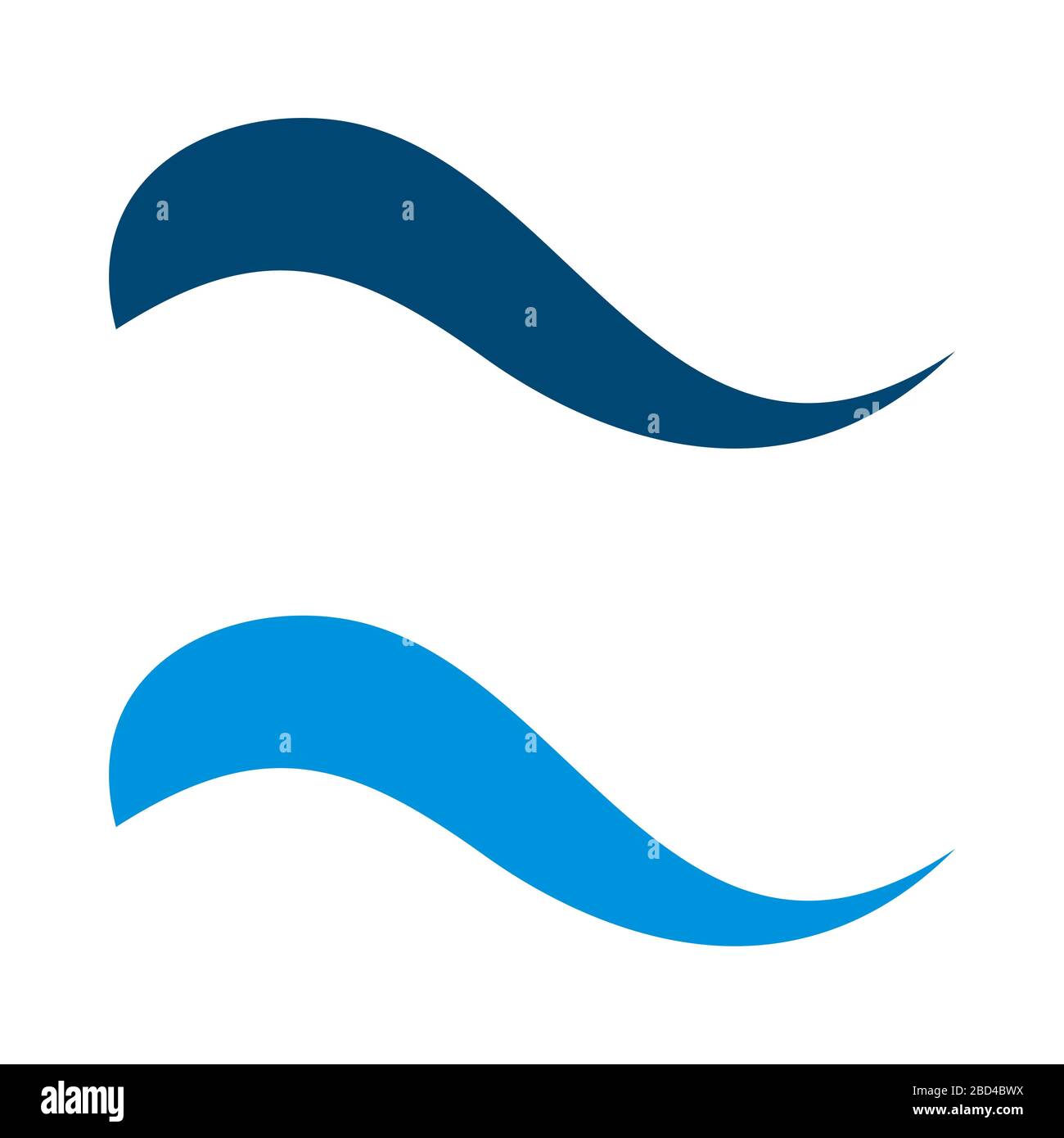 Blue Swoosh Logo Template Illustration Design. Vector EPS 10 Stock ...