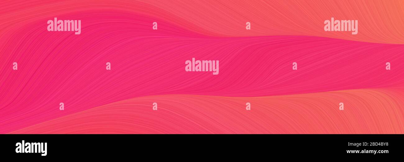 elegant colorful horizontal header with moderate pink, pastel red and ...