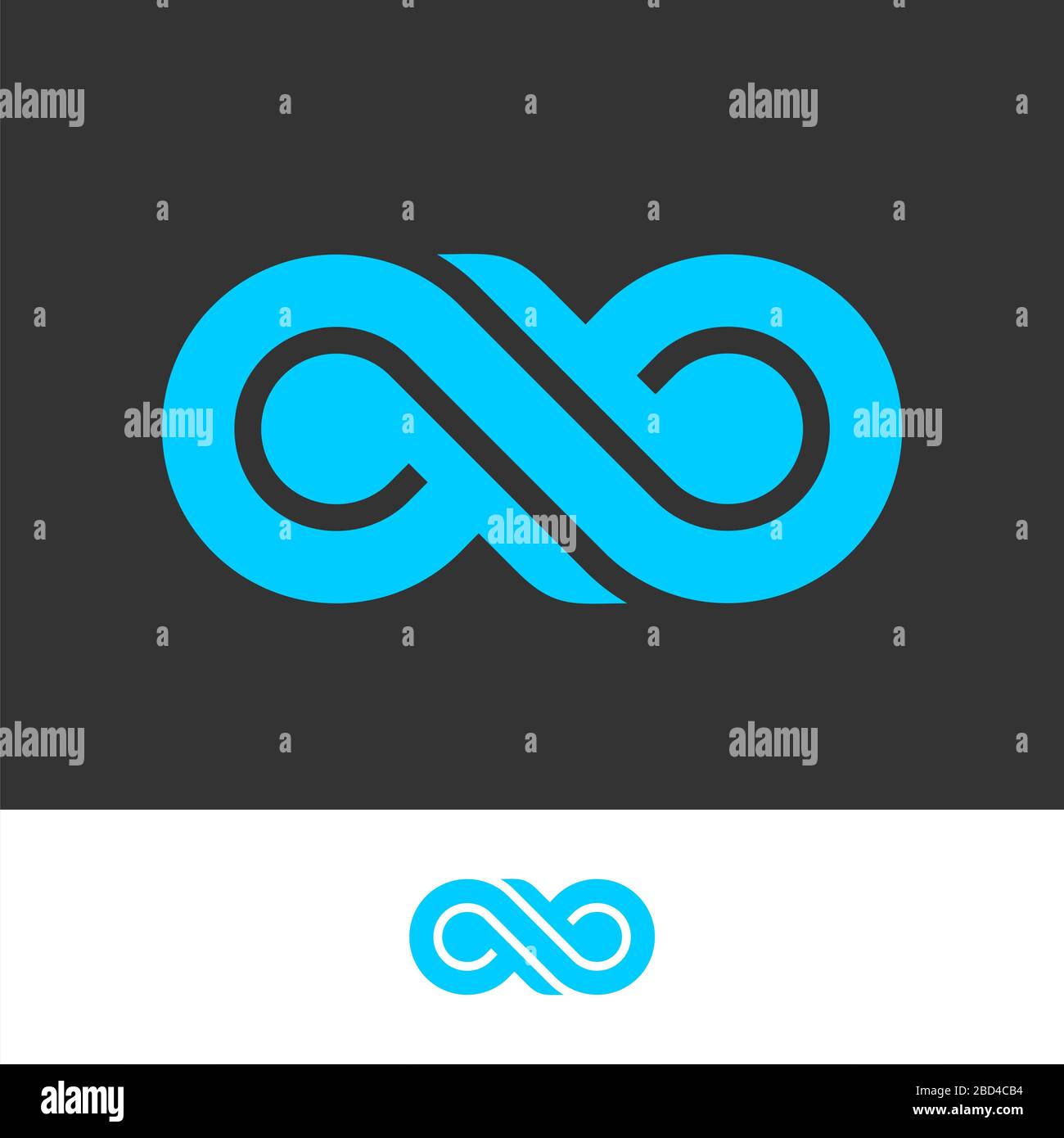 Pictograph Infinity Sign - Logo Template Illustration Design. Vector ...