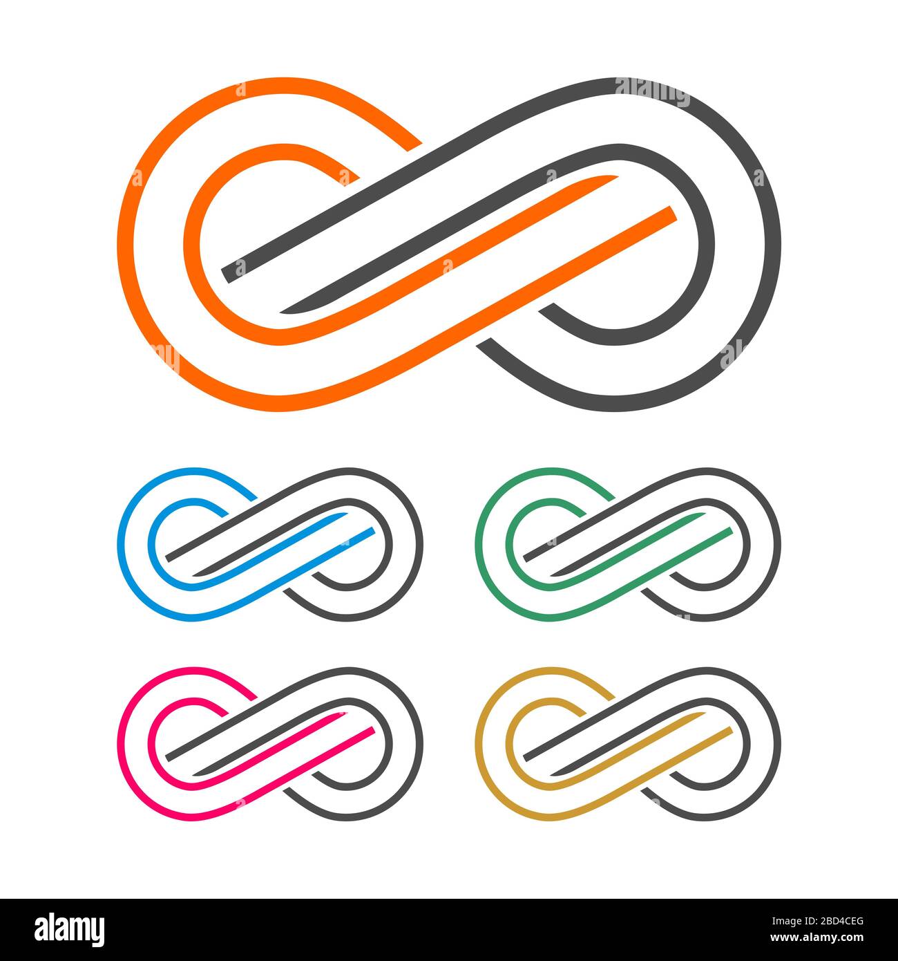 Pictograph Infinity Sign - Logo Template Illustration Design. Vector ...