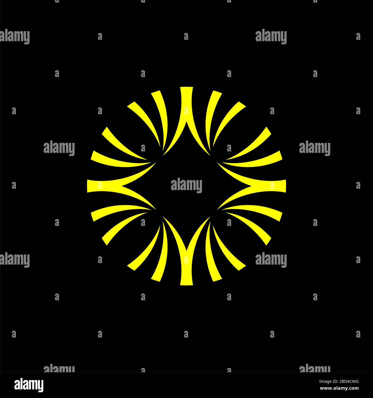 Blossom Yellow Flower Logo Template Illustration Design. Vector EPS 10 ...