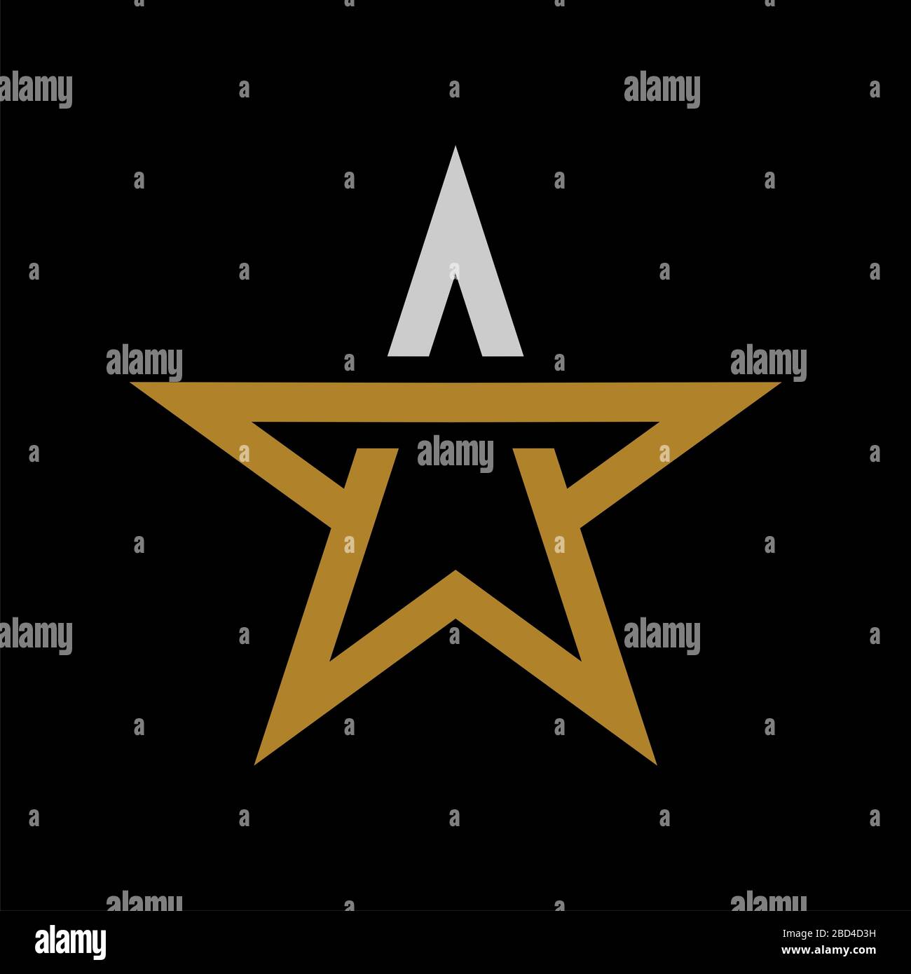 Pentagram Star Logo Template Illustration Design. Vector EPS 10 Stock ...