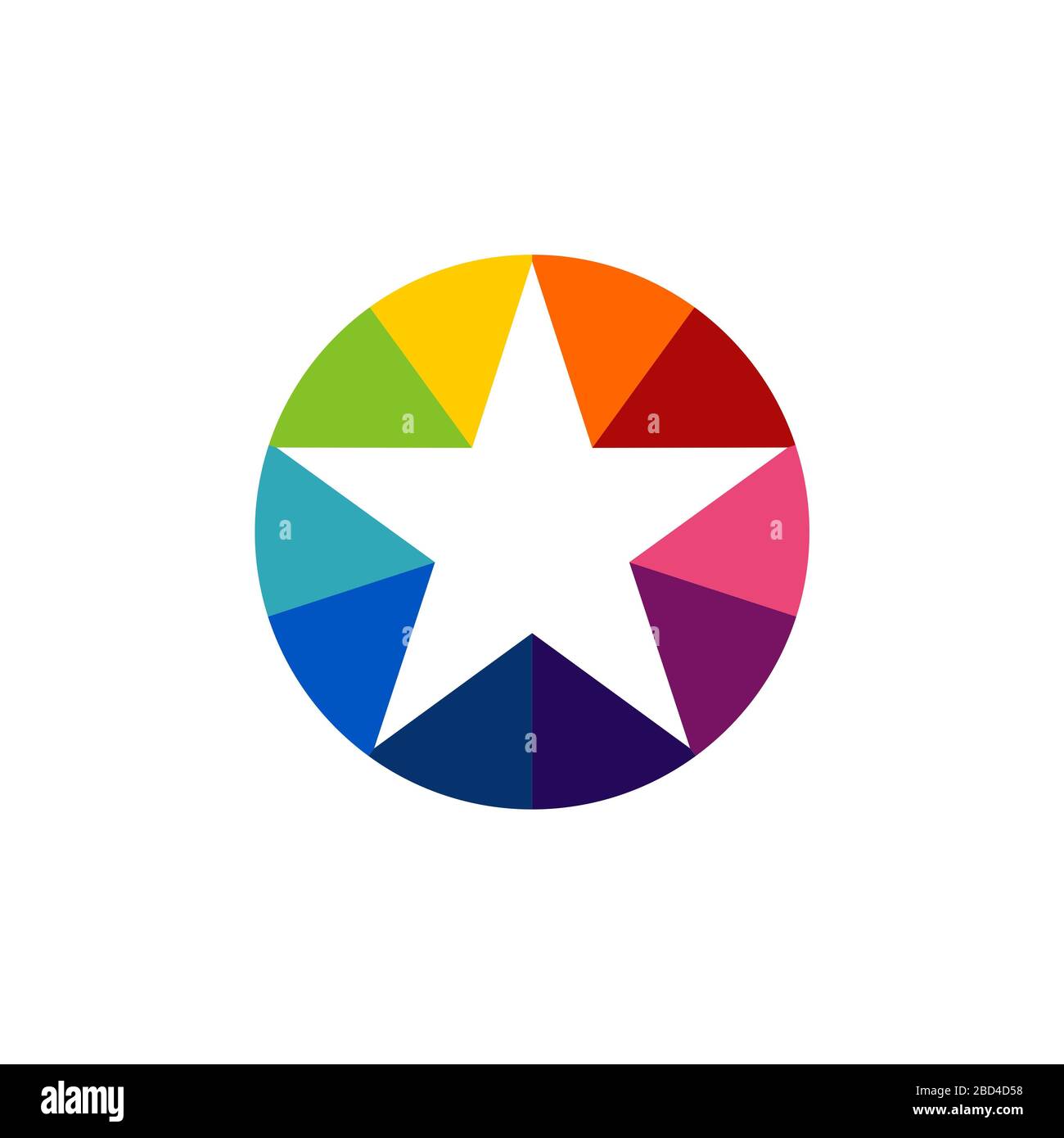 Colorful Star Sign Logo Template Illustration Design. Vector EPS 10 ...