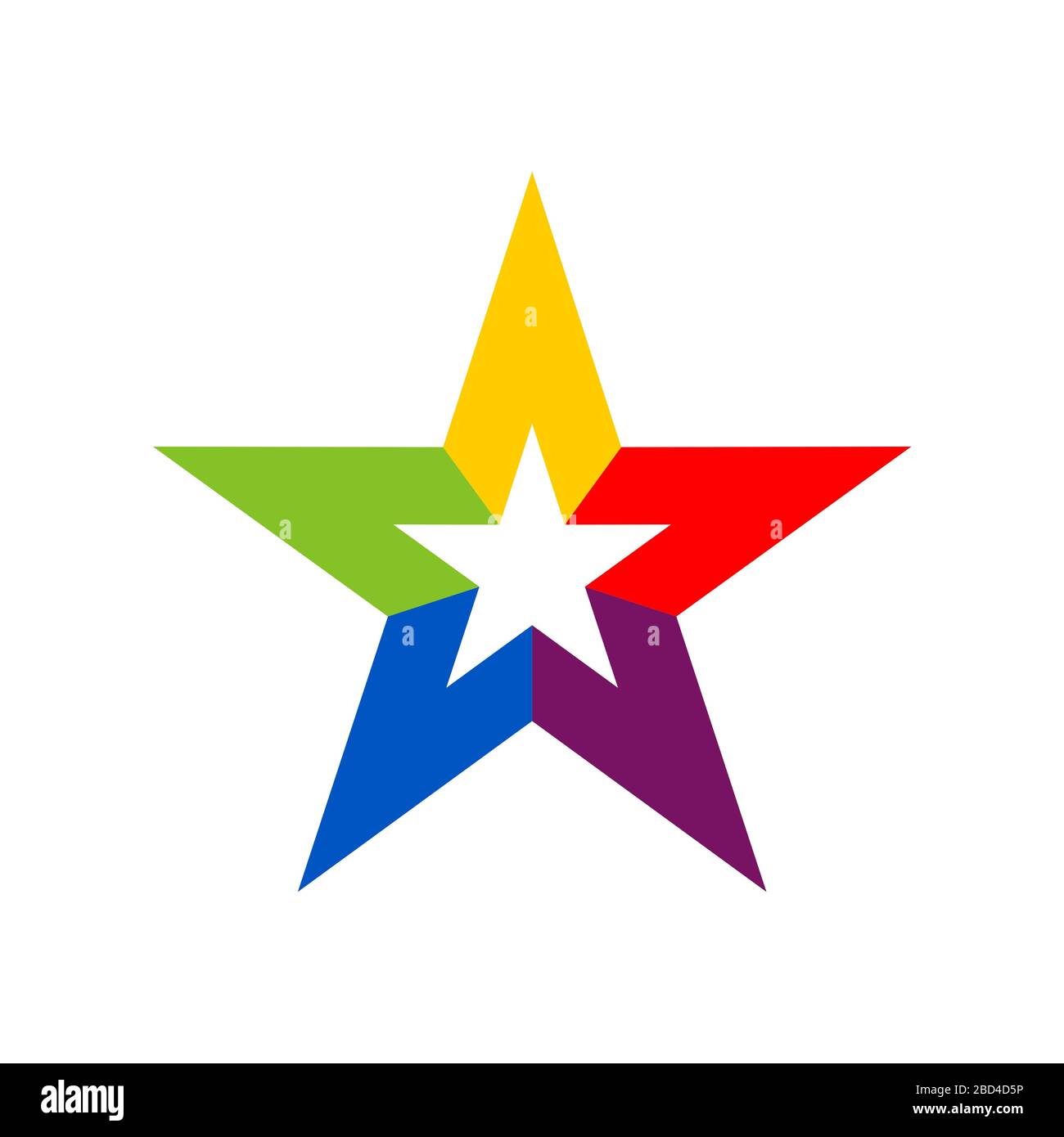 Colorful Star Sign Logo Template Illustration Design. Vector EPS 10 ...