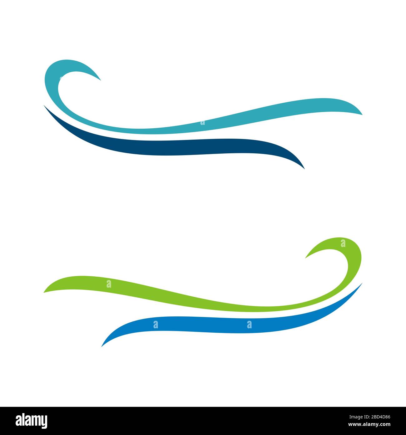 Ornamental Wave Line Logo Template Illustration Design. Vector EPS 10 ...