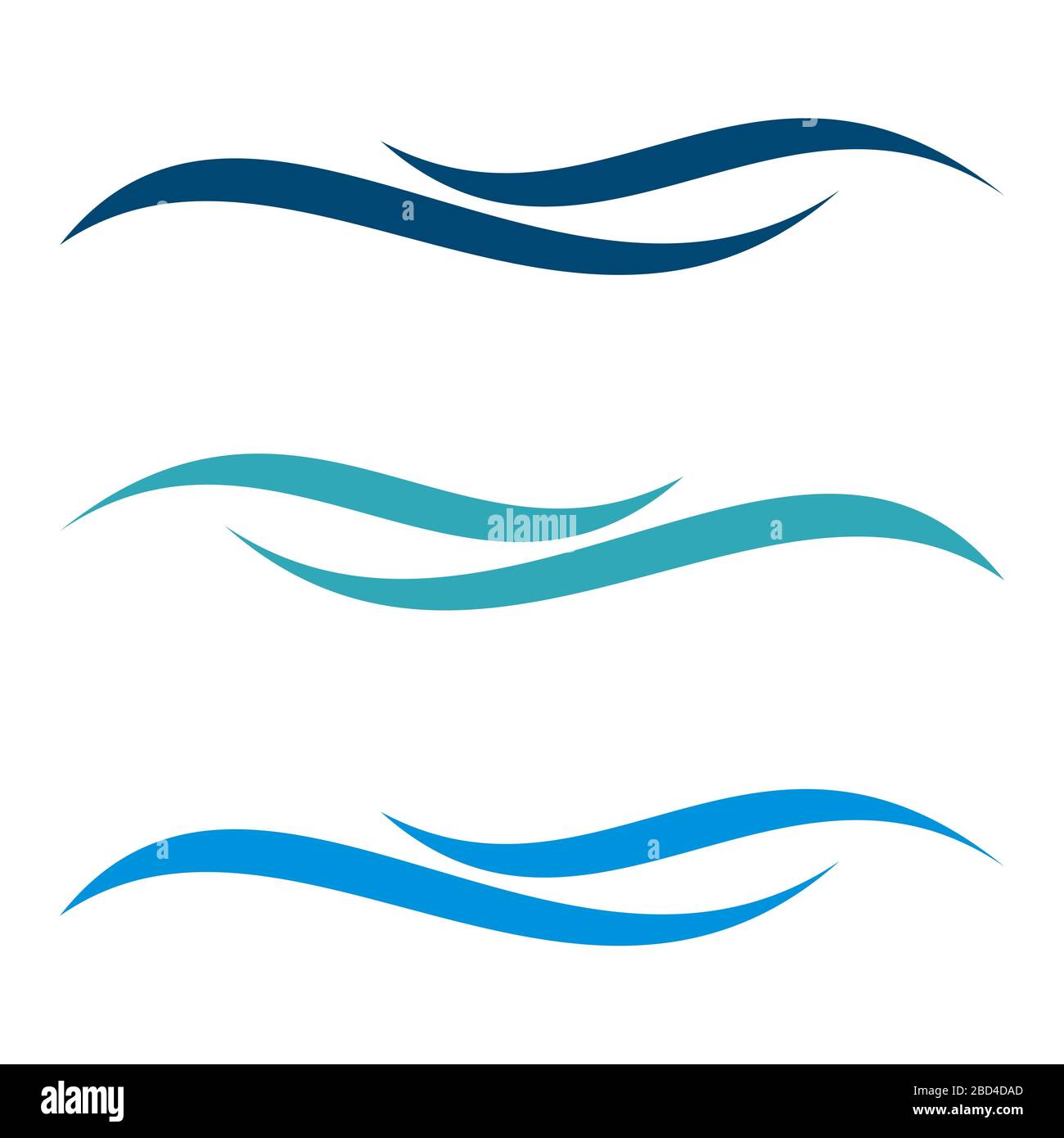 Ornamental Wave Line Logo Template Illustration Design. Vector EPS 10 ...