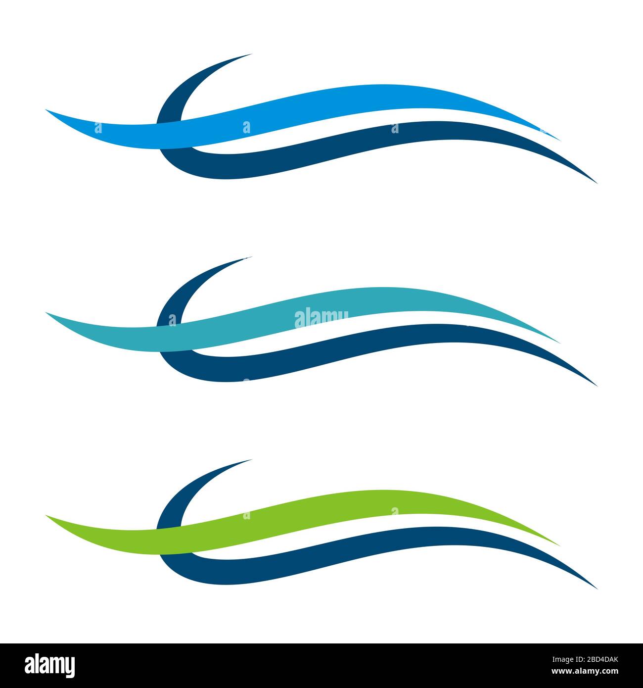 Ornamental Wave Line Logo Template Illustration Design. Vector EPS 10 ...