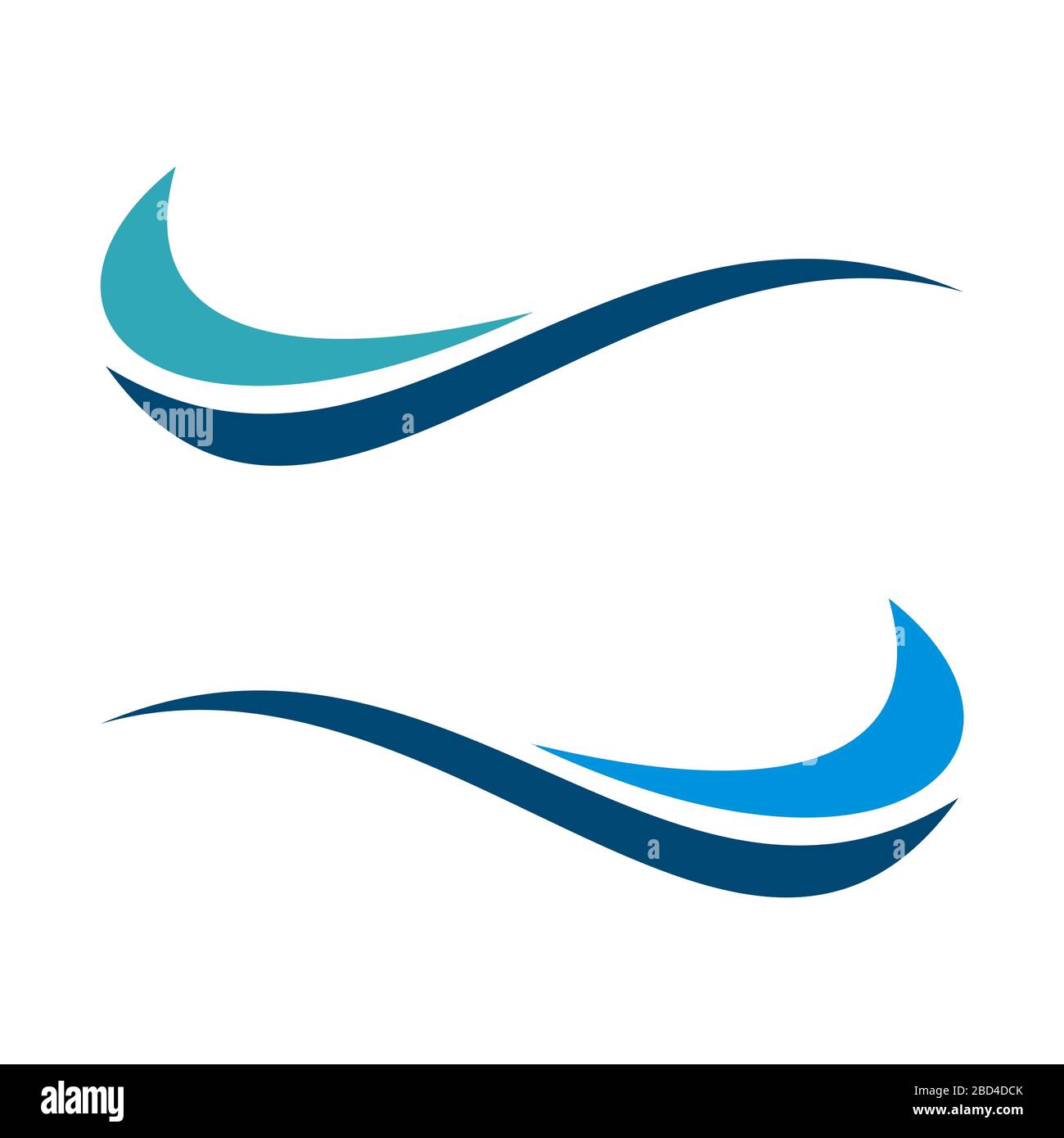 Ornamental Wave Line Logo Template Illustration Design. Vector EPS 10 ...