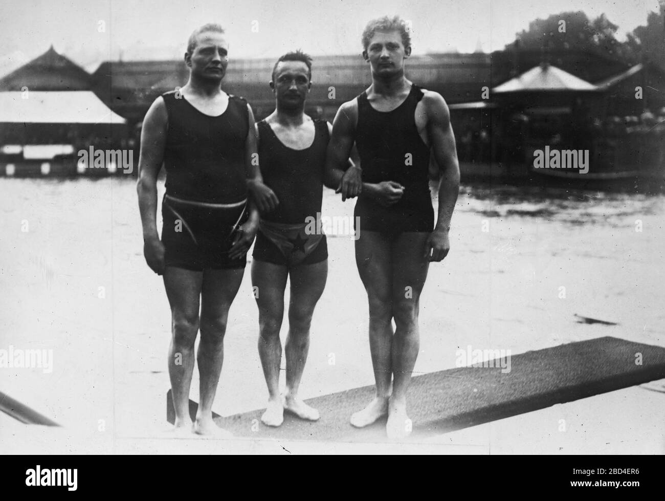 Historical swimmers Black and White Stock Photos & Images - Alamy