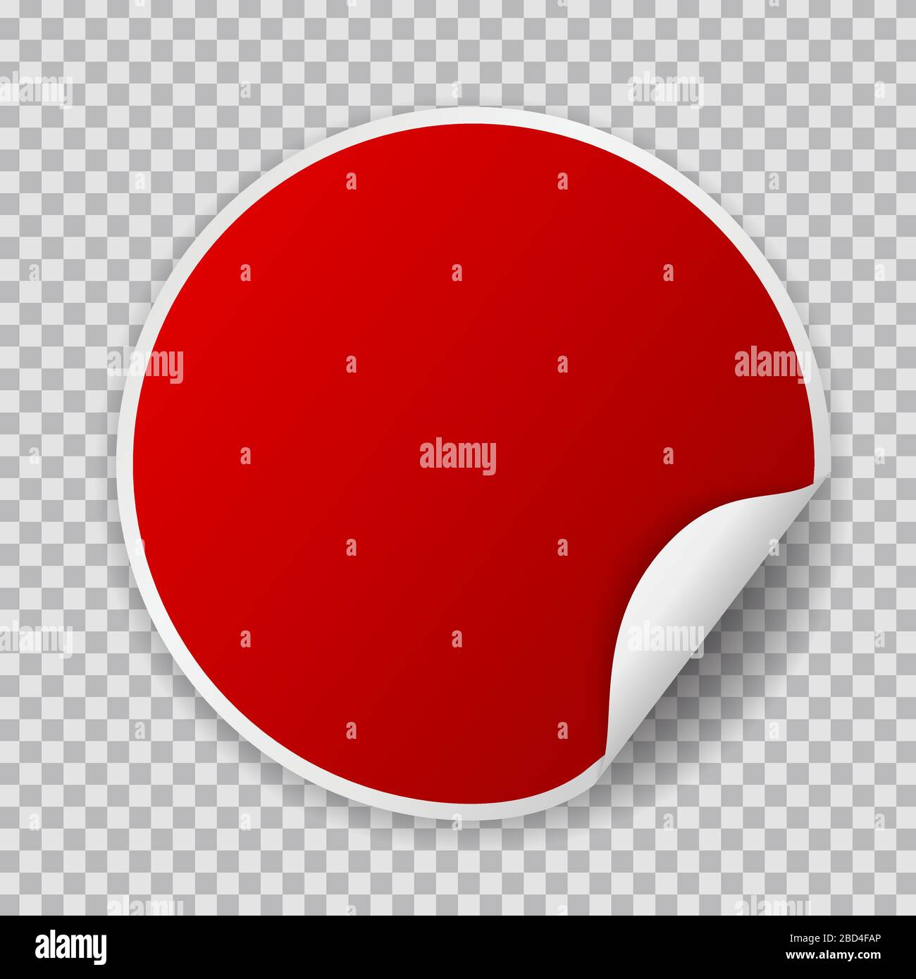 Circle sticker curl hi-res stock photography and images - Alamy