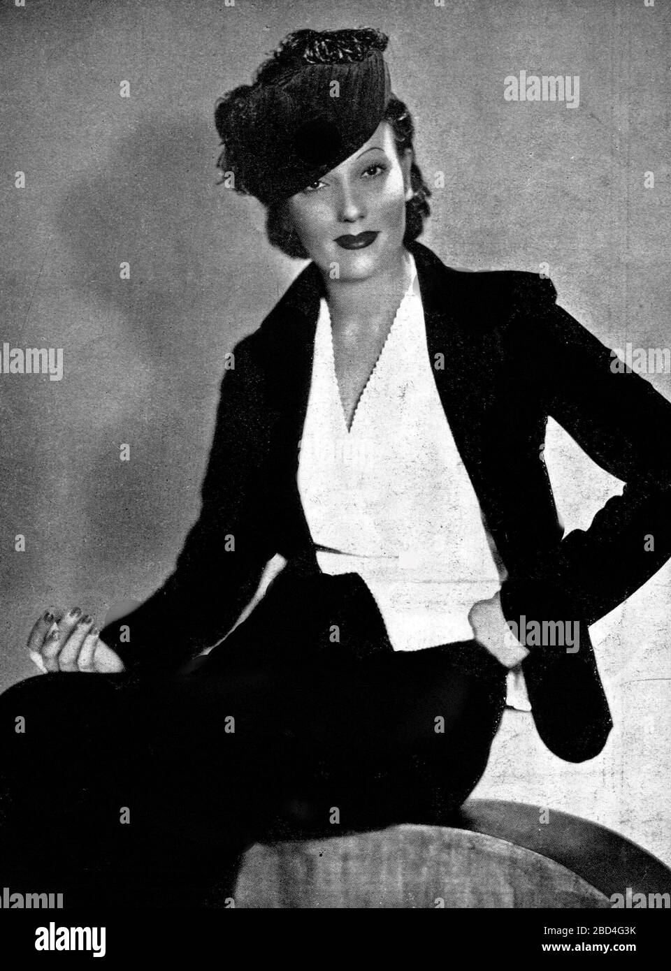 Italian actress Isa Miranda ca. 1936 Stock Photo - Alamy