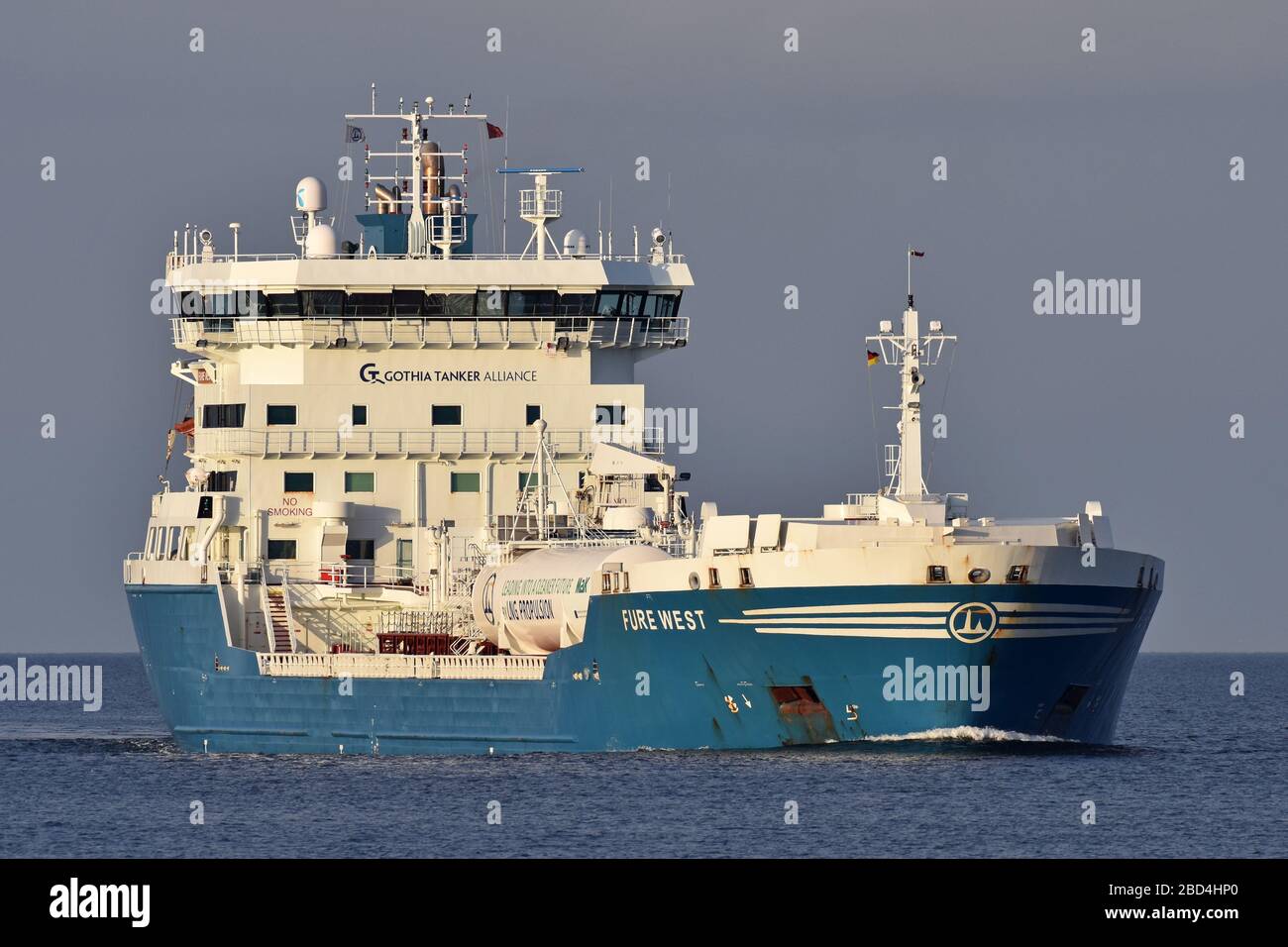 Fure West heading for the Kiel Canal Stock Photo - Alamy