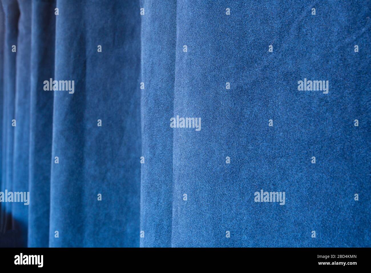 Bright Blue fabric texture close-up curtains, Blue Velvet, modern ...