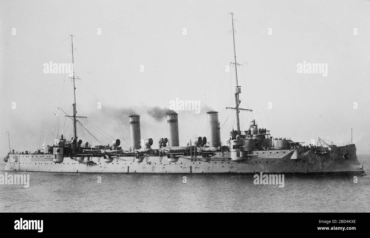 Russian protected cruiser Black and White Stock Photos & Images - Alamy
