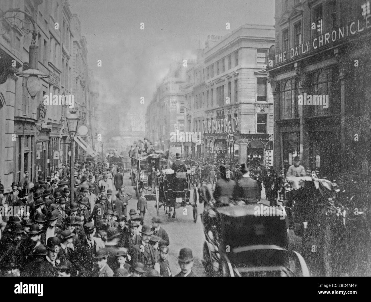 Fleet street london Black and White Stock Photos & Images - Alamy