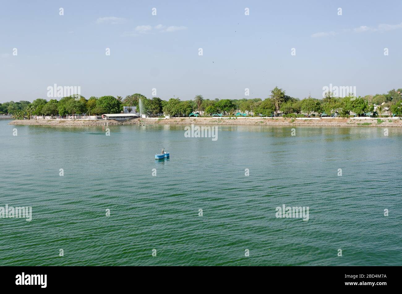 View of Kankaria Lake, Maninagar, Ahmedabad, Gujarat, India Stock Photo ...