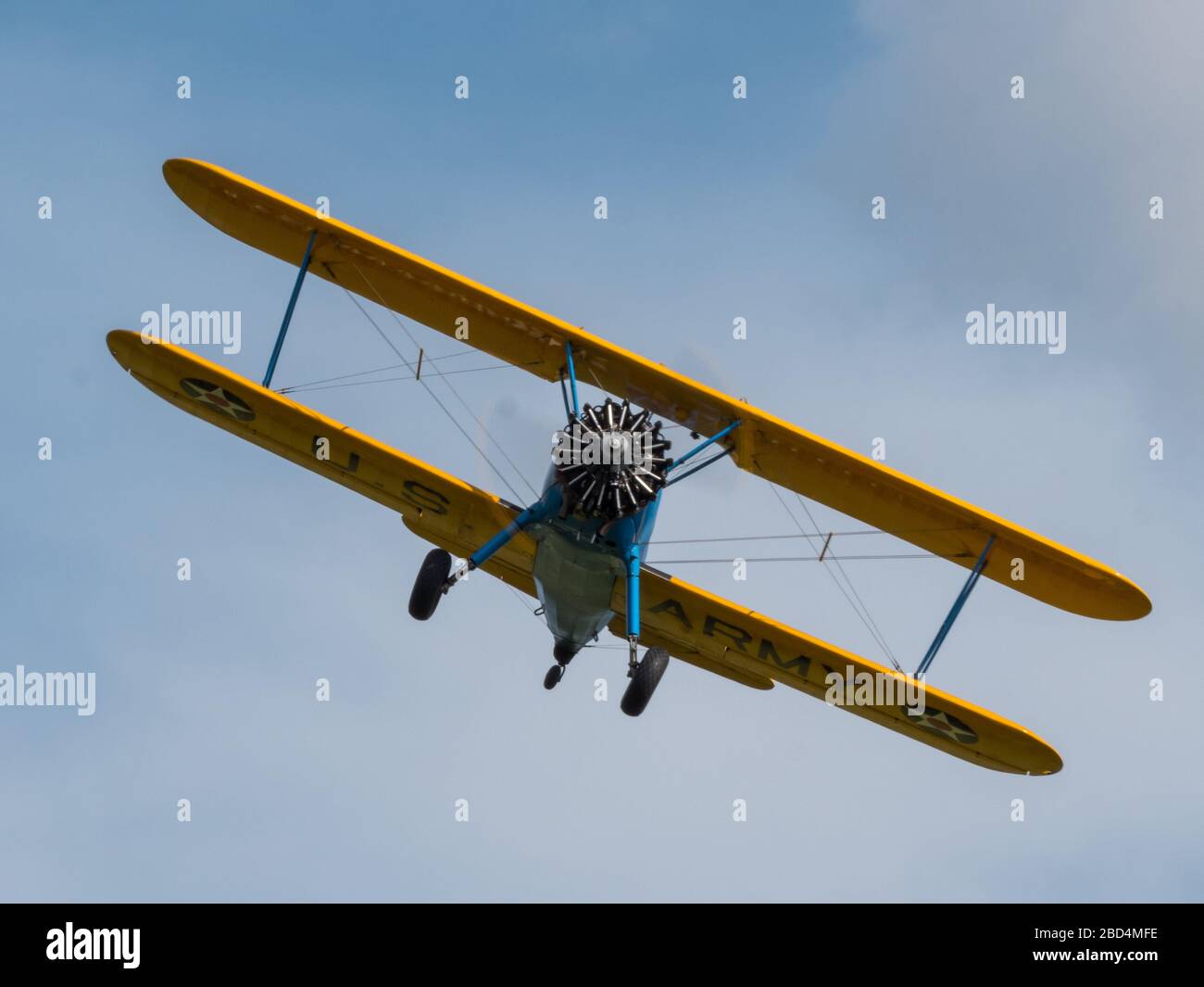 Boeing-Stearman Model 75 Bi Plane, Goodwood West Sussex UK 2019 Stock ...