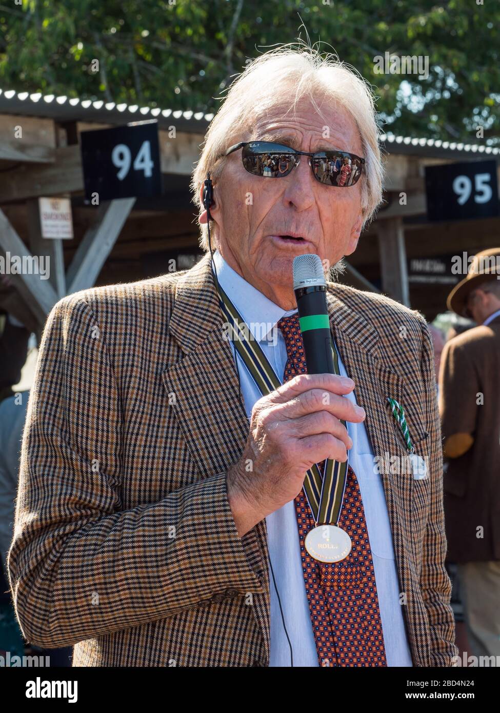 Le Mans racing car driver, Derek Bell, Goodwood Revival 2019 West ...