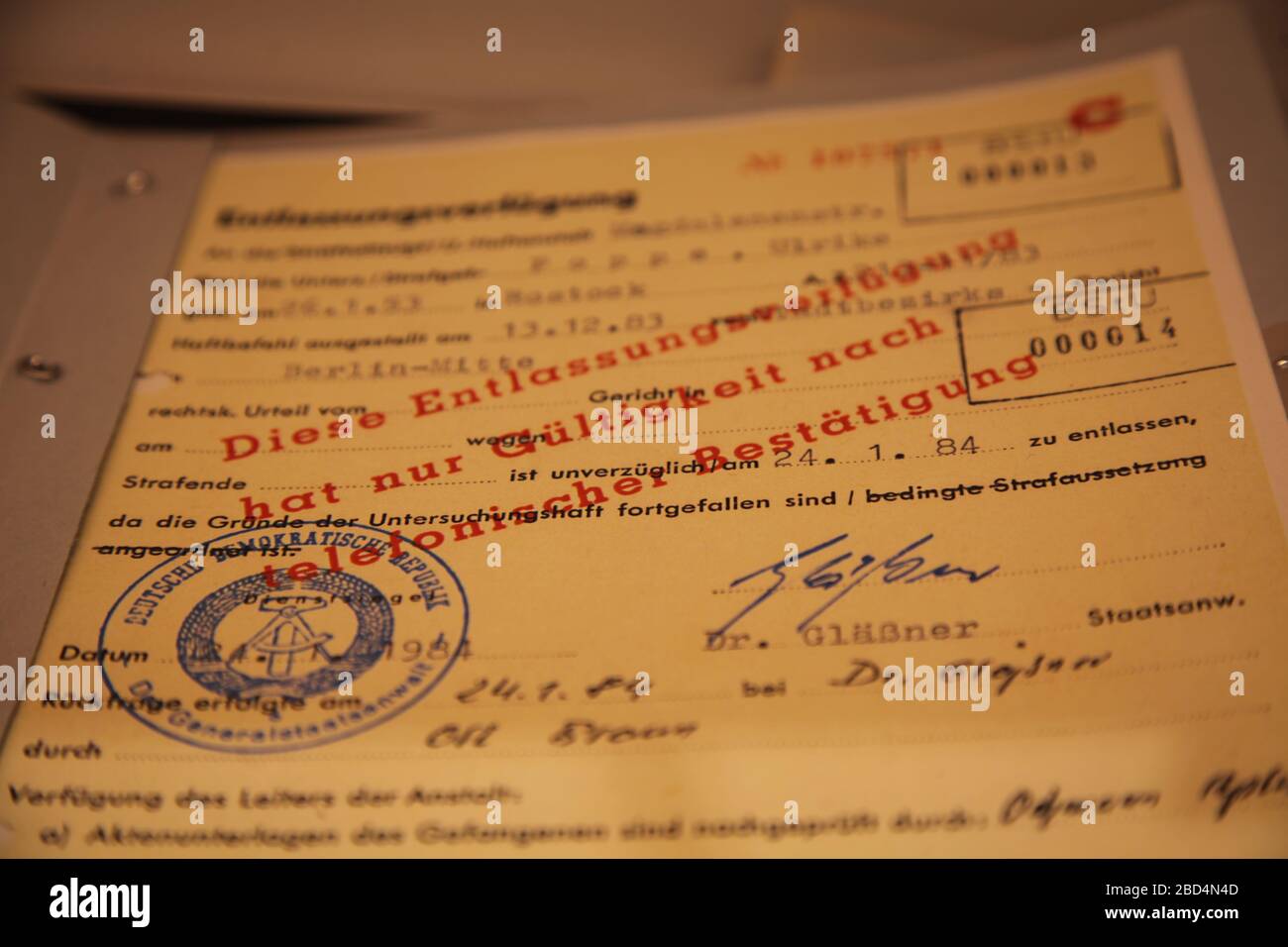 Stasi unterlagen archiv hi-res stock photography and images - Alamy