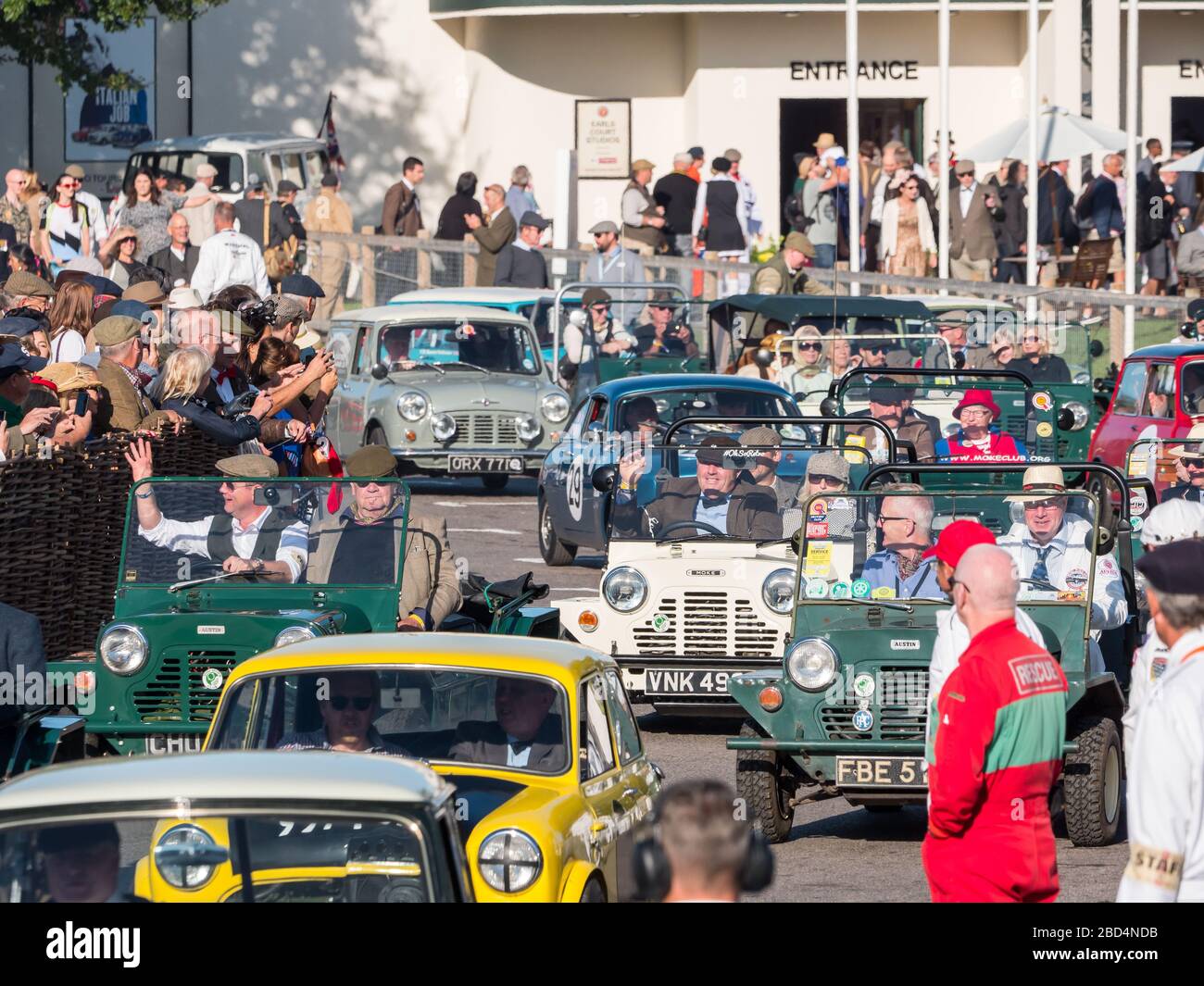 Sixty years of the Mini Parade, Goodwood Revival 2019 West Sussex UK ...