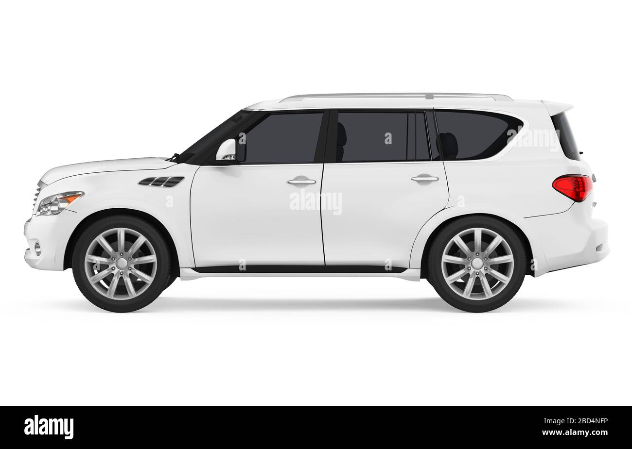 SUV Car Isolated Stock Photo - Alamy