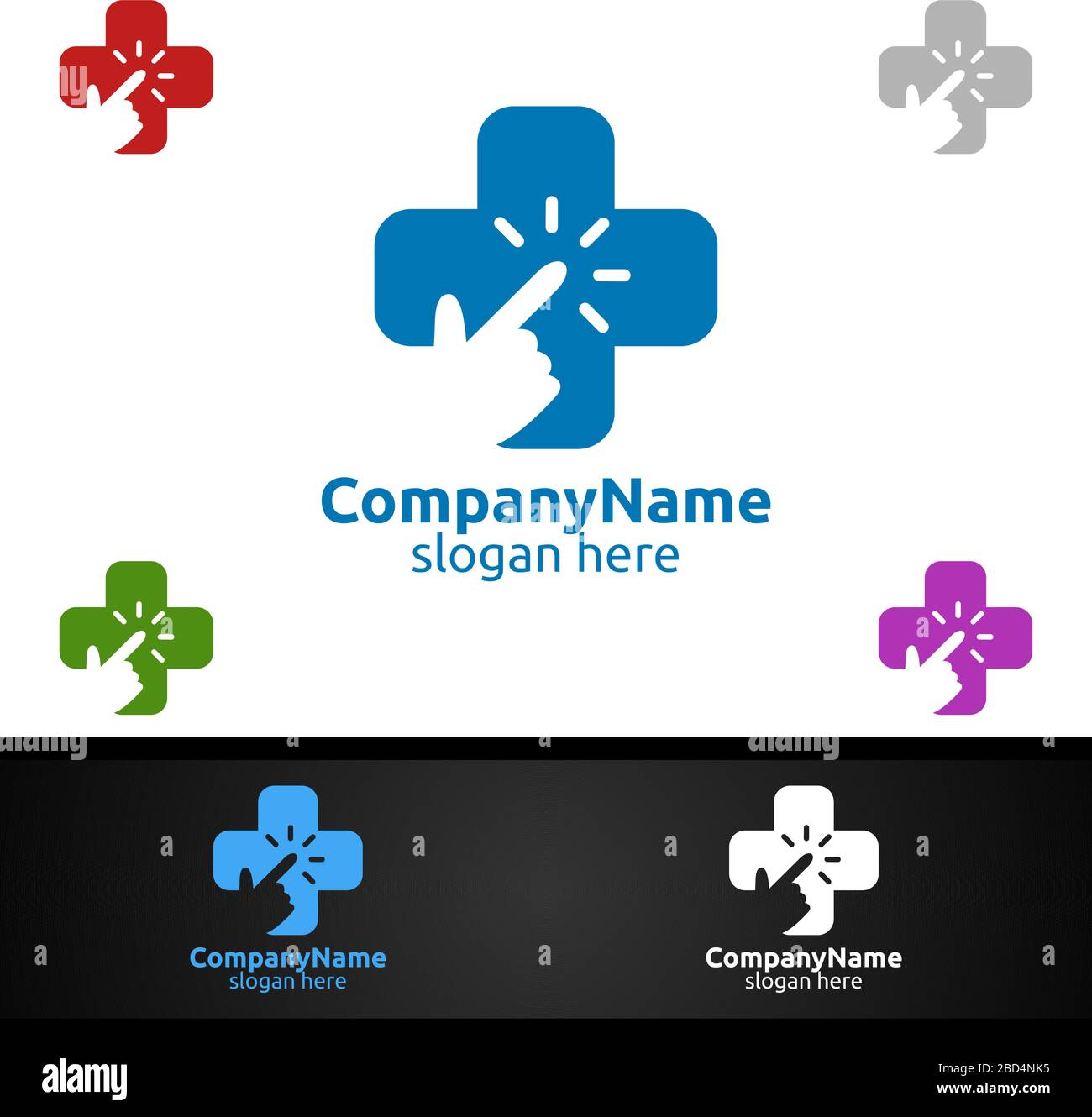 Click Cross Medical Hospital Logo for Emergency Clinic Drug store or ...