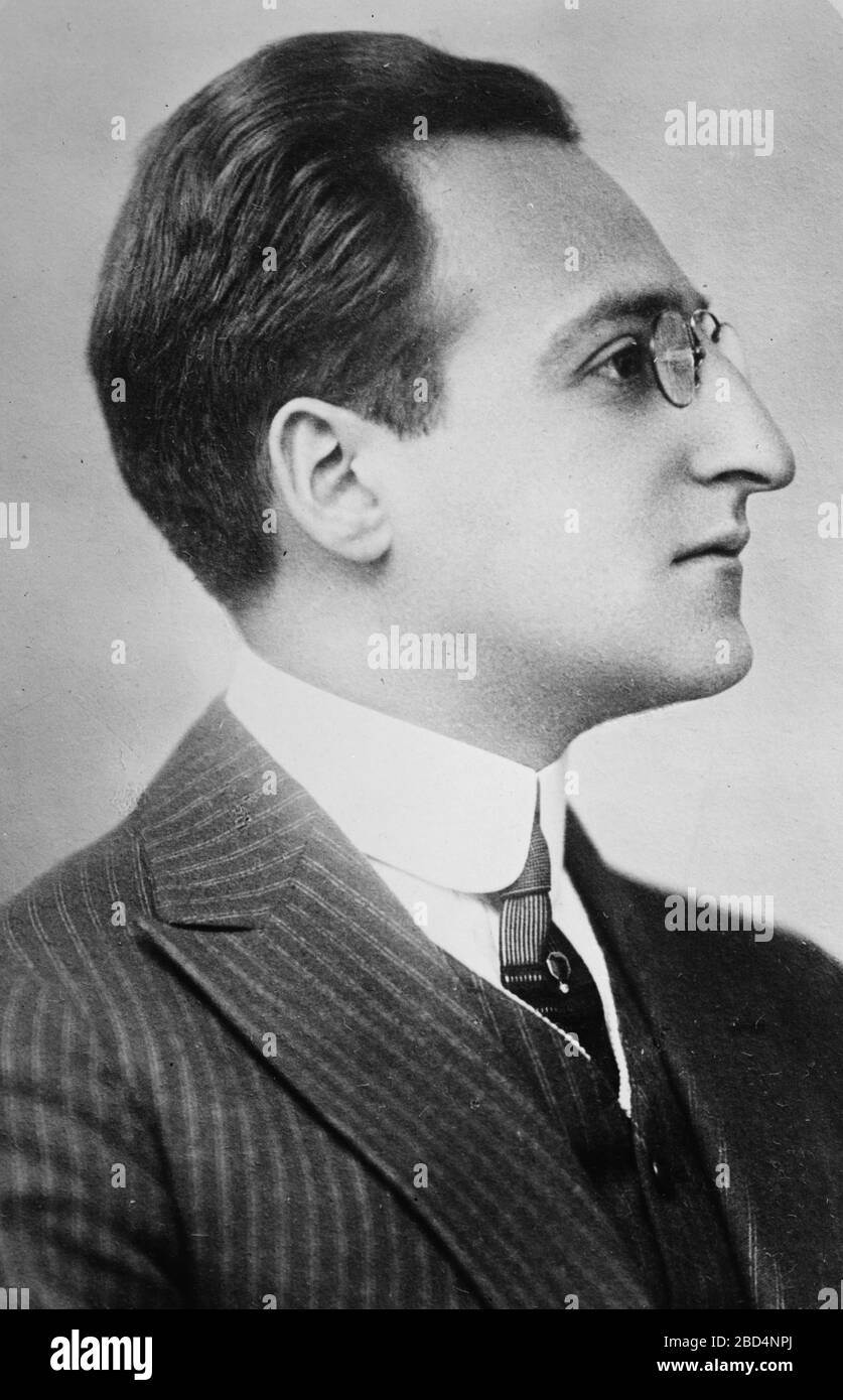 Louis Untermeyer, American poet ca. 1910-1915 Stock Photo - Alamy