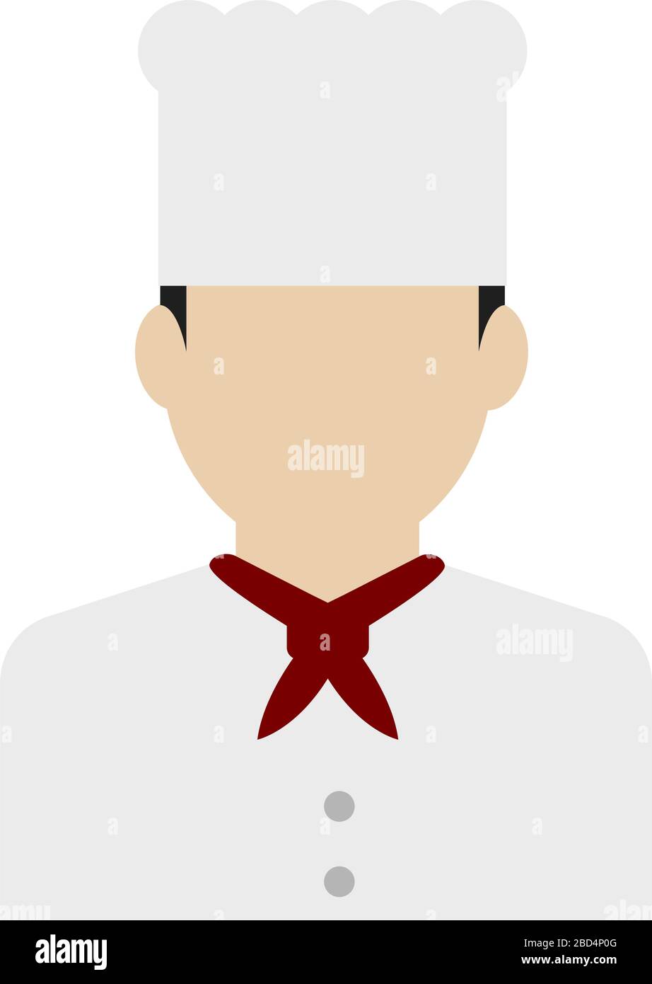 Young chef worker avatar hi-res stock photography and images - Alamy