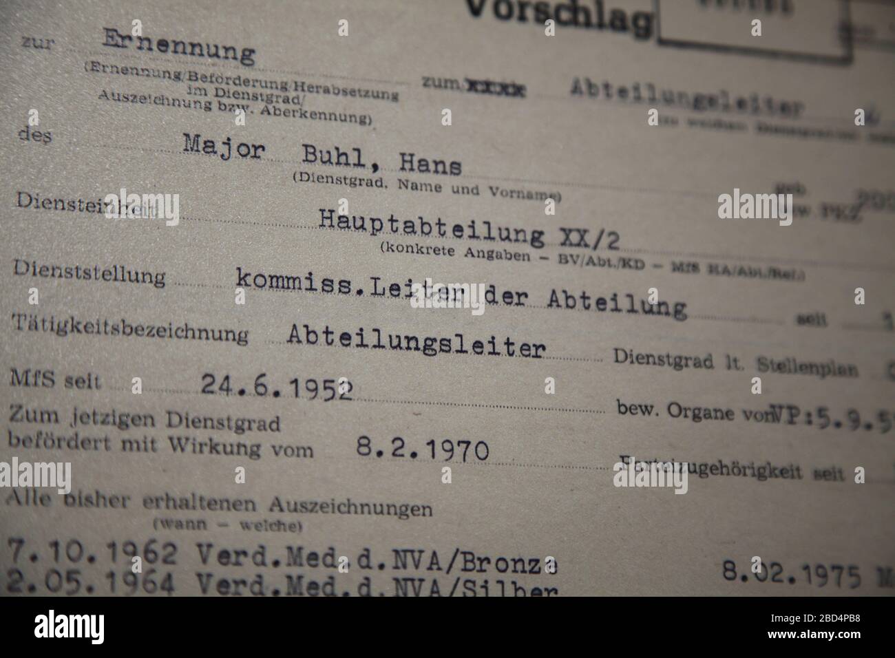 Stasi Unterlagen Archiv High Resolution Stock Photography and Images ...