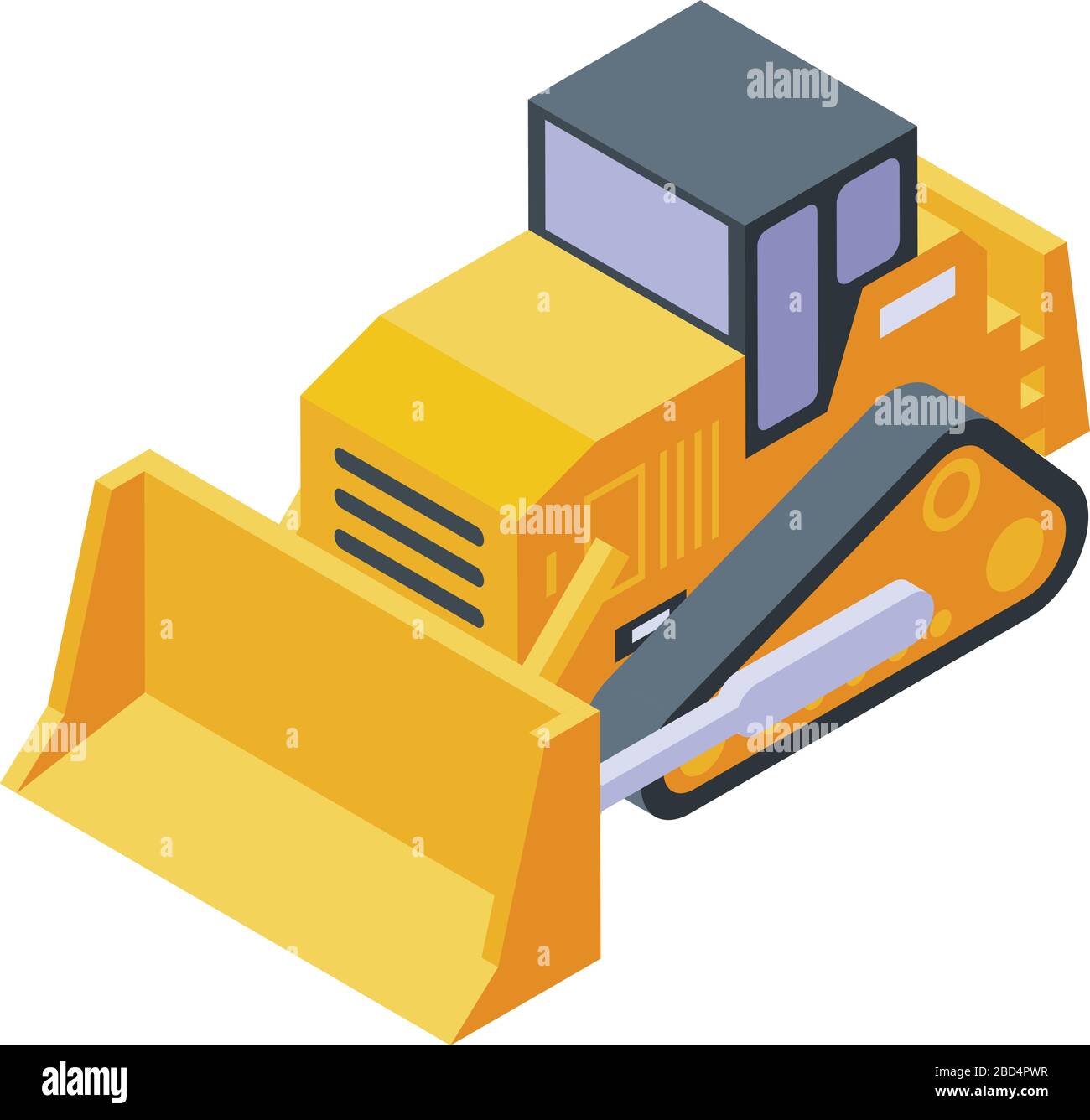 Dozer bulldozer icon, isometric style Stock Vector Image & Art - Alamy