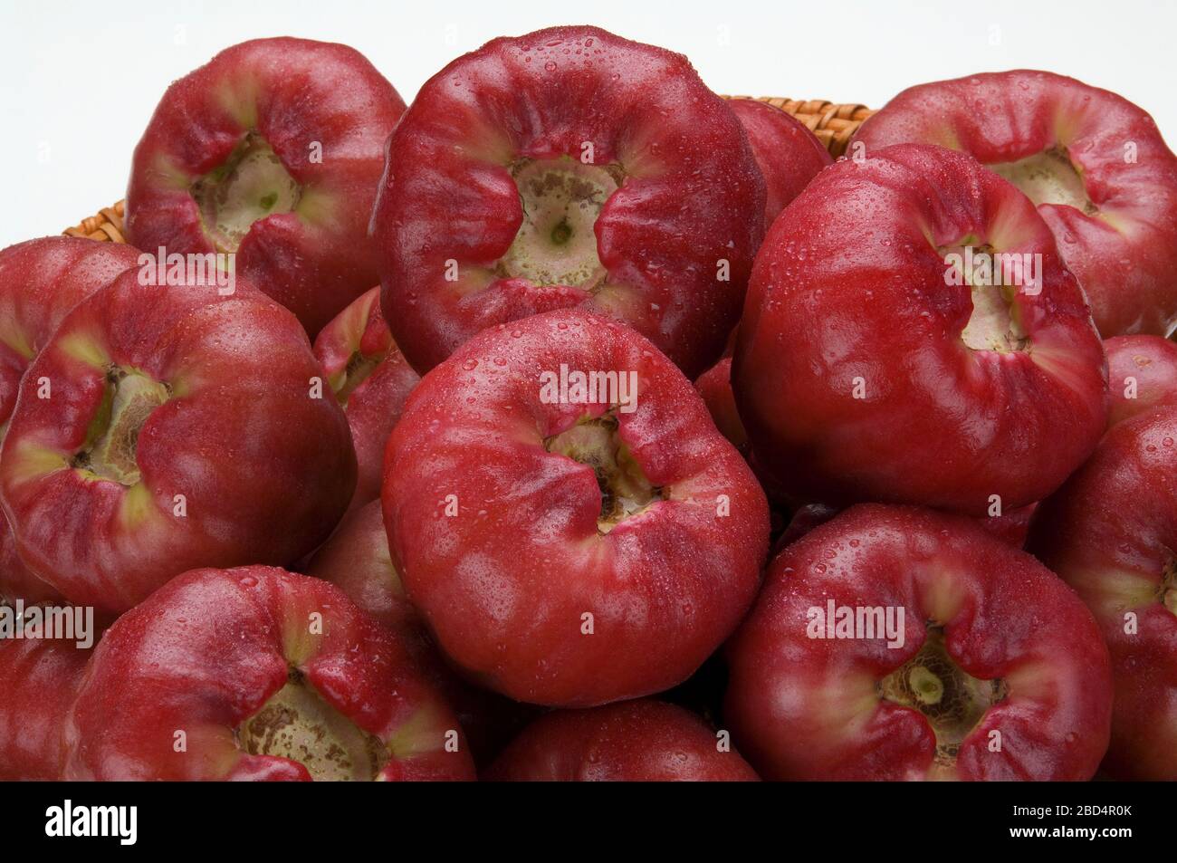 Wax apples in the basket Stock Photo - Alamy