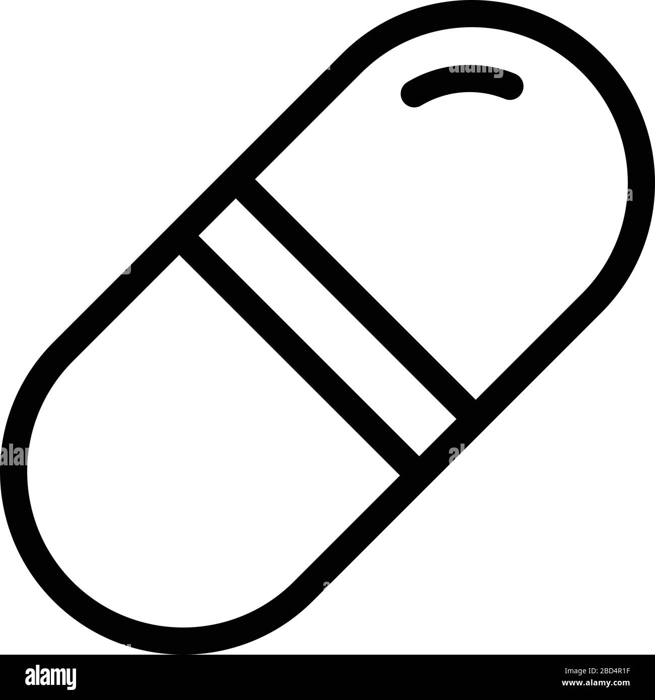 Health capsule icon, outline style Stock Vector Image & Art - Alamy