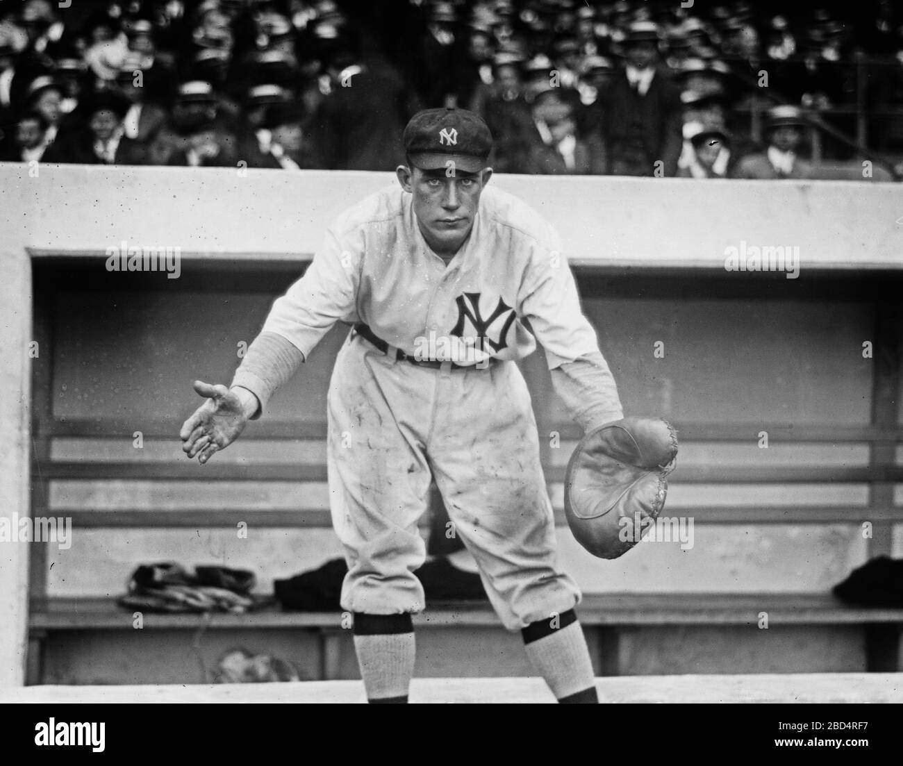 Baseball player Dick Gossett, New York Yankees ca. 1910-1915 Stock ...