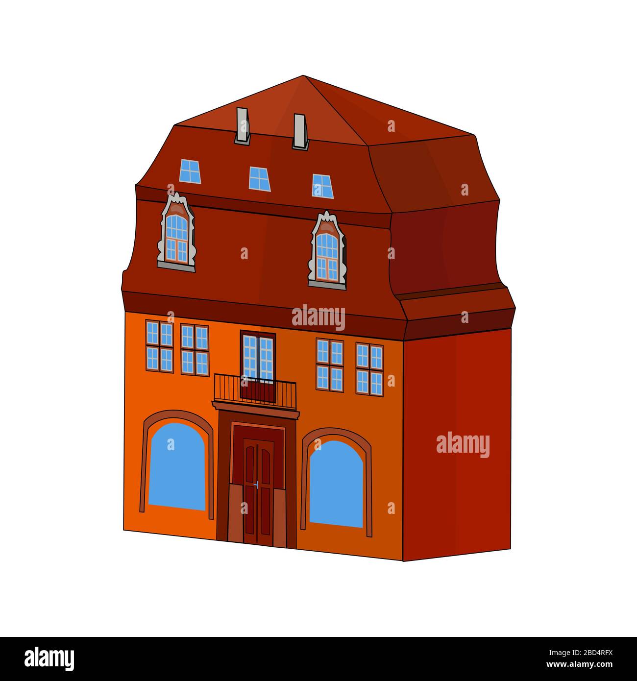 Victorian residential development Stock Vector Images - Alamy