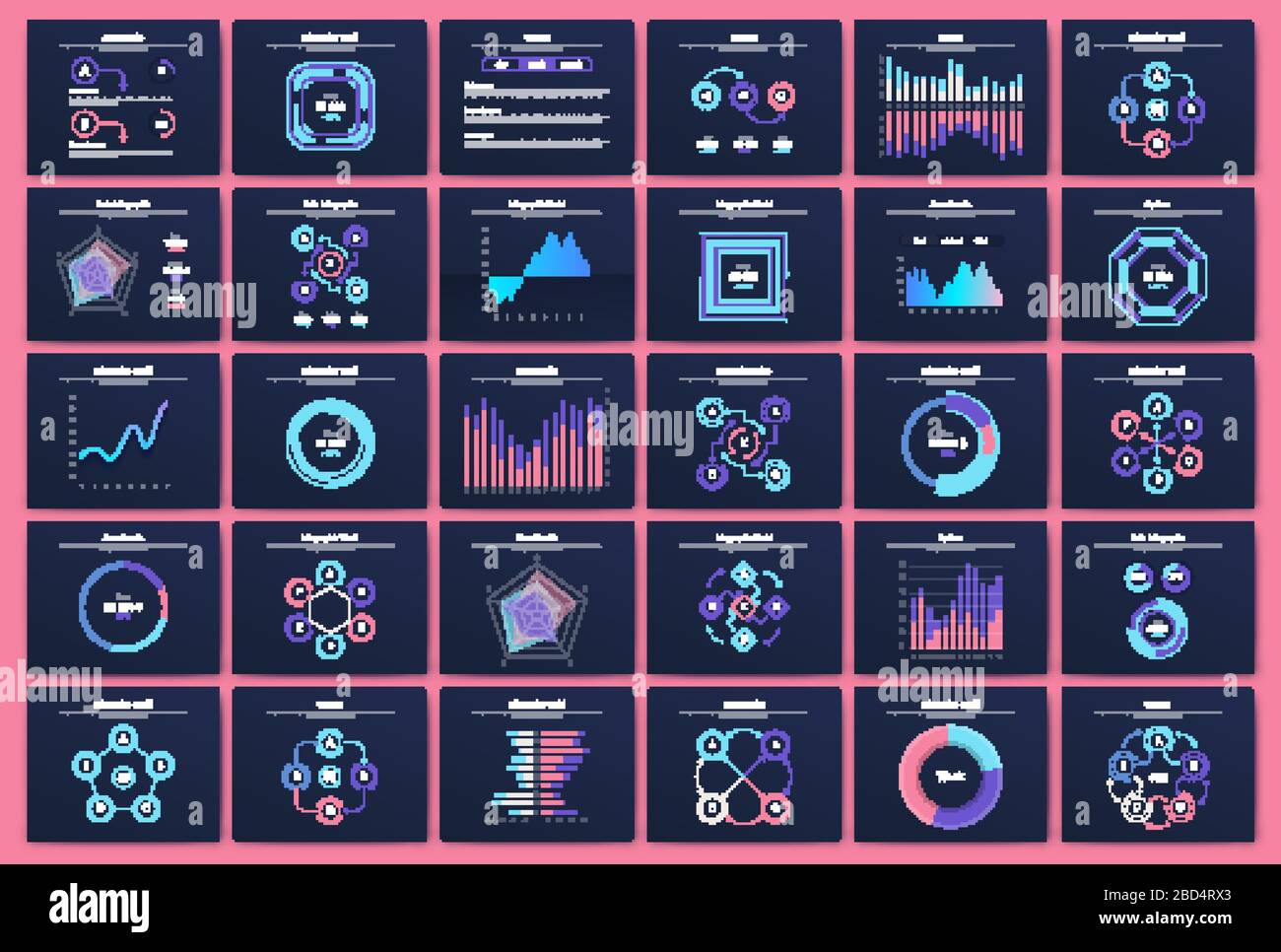 Big set of infographics elements. EPS10. Infographic for brochure, web ...