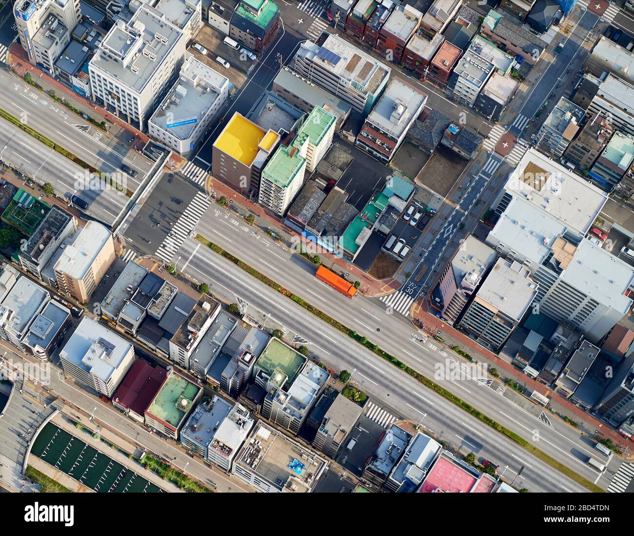 Japanese buildings urban sprawl hi-res stock photography and images - Alamy