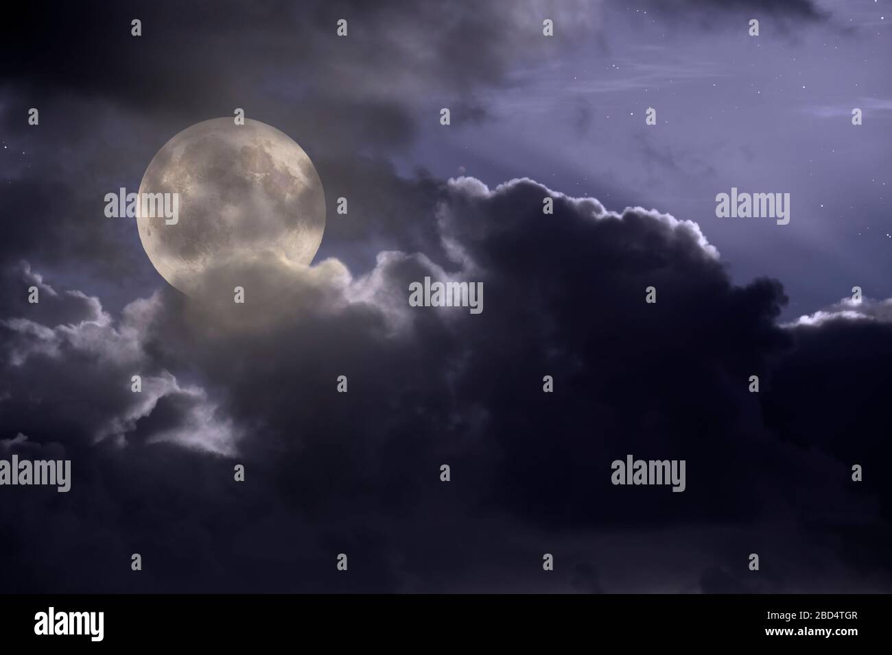 Monn sky hi-res stock photography and images - Alamy