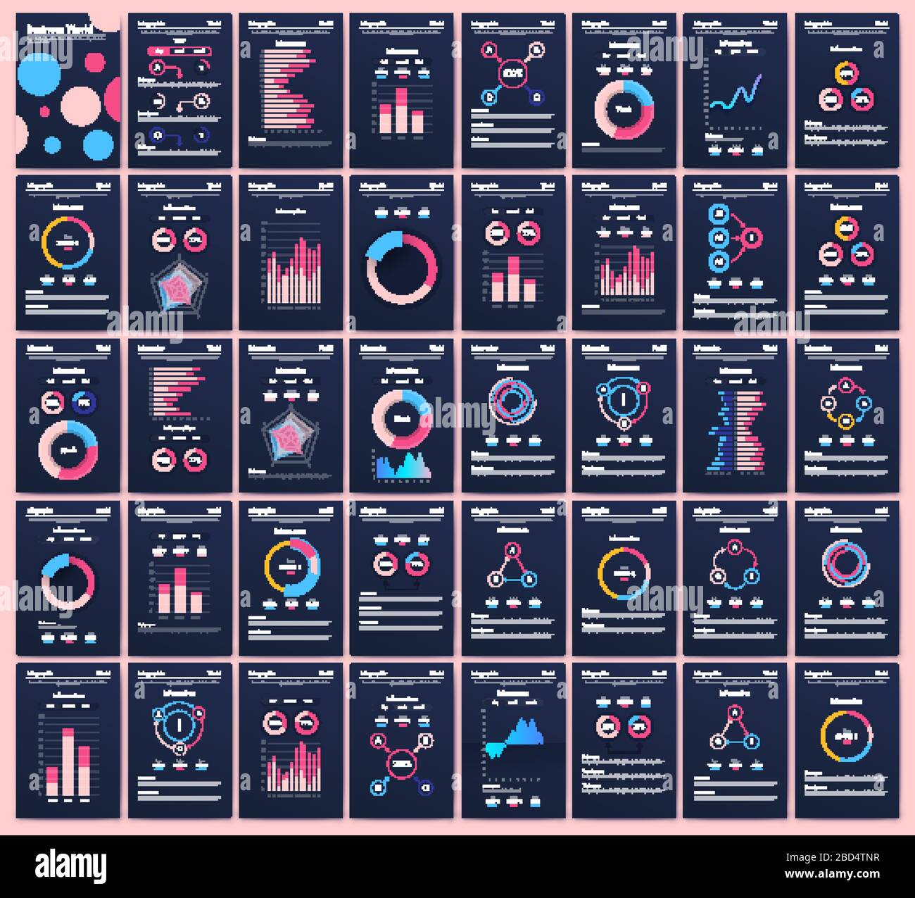 Modern infographic vector elements for business brochures. Use in ...