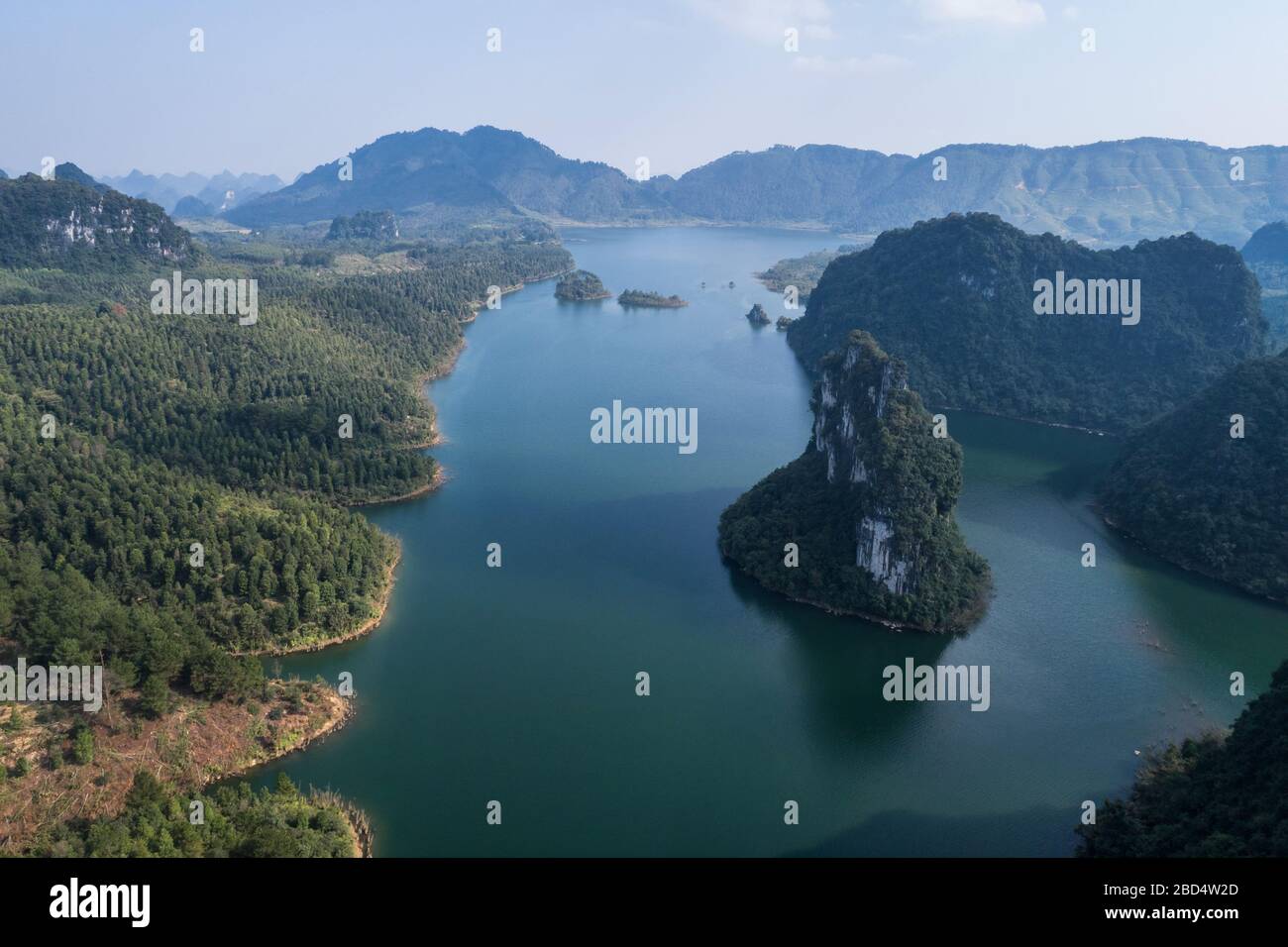 Karst peak mountains in green hi-res stock photography and images - Alamy