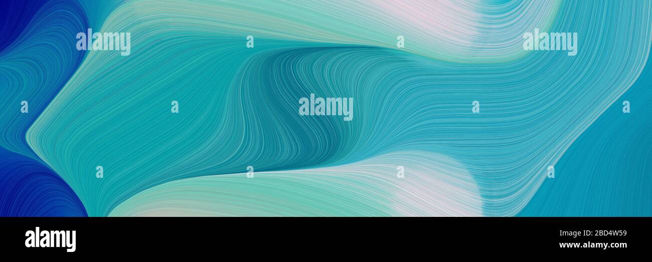 abstract surreal header design with light sea green, pastel blue and ...