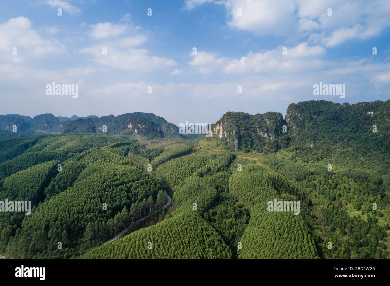 Karst peak mountains in green hi-res stock photography and images - Alamy
