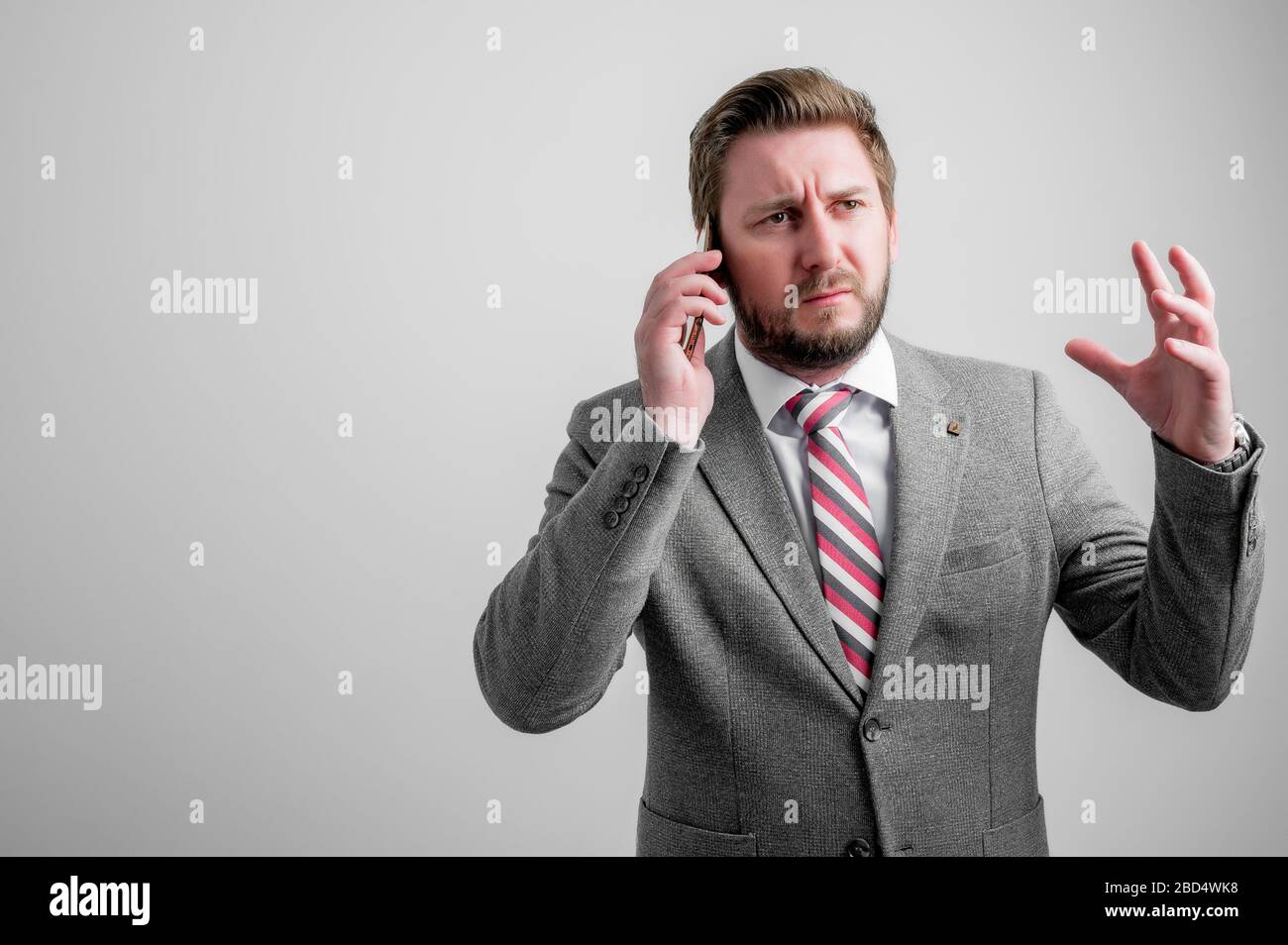Angry business man hi-res stock photography and images - Alamy