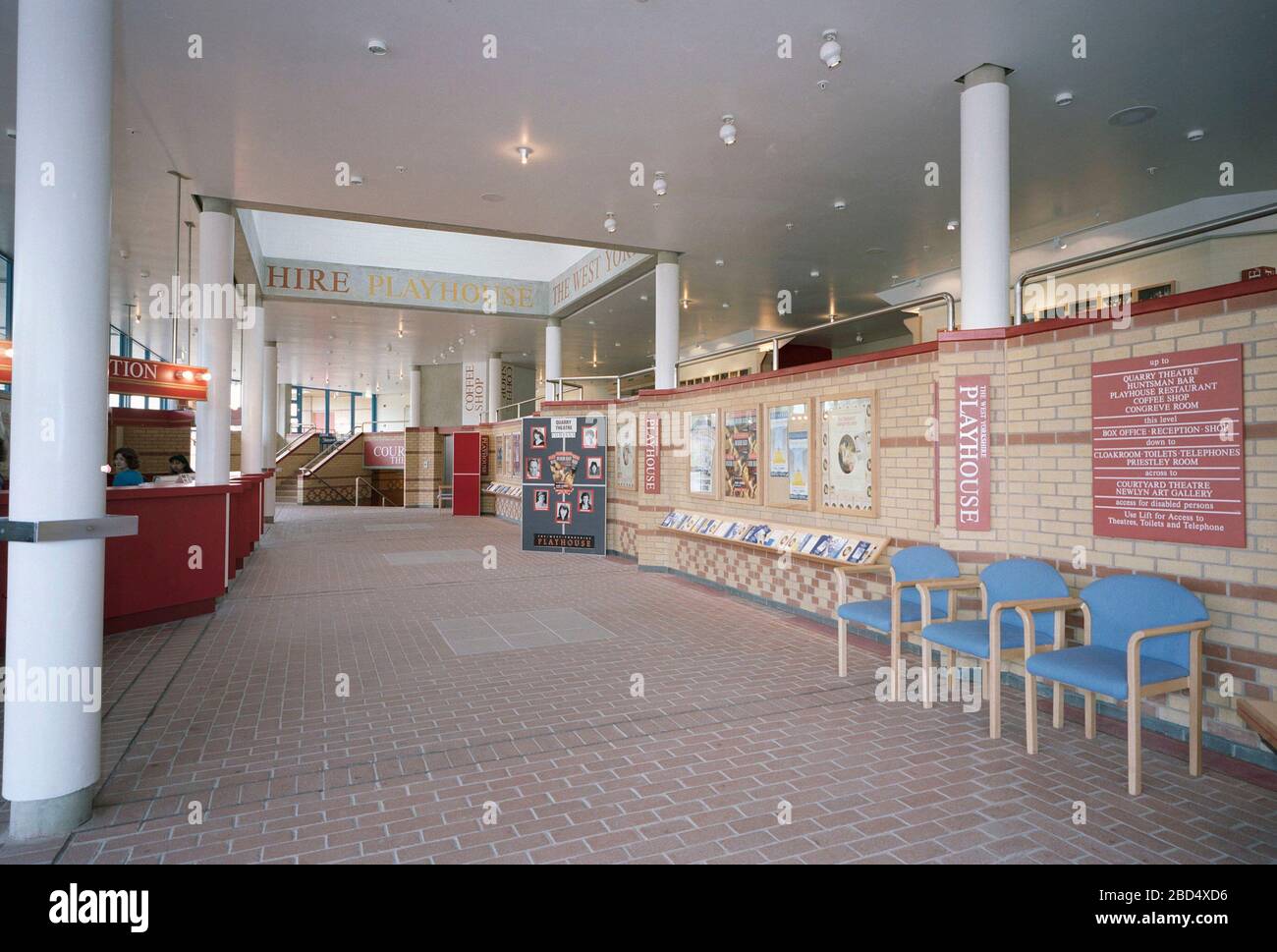 1990, new completed West Yorkshire Playhouse, Leeds, Northern England ...