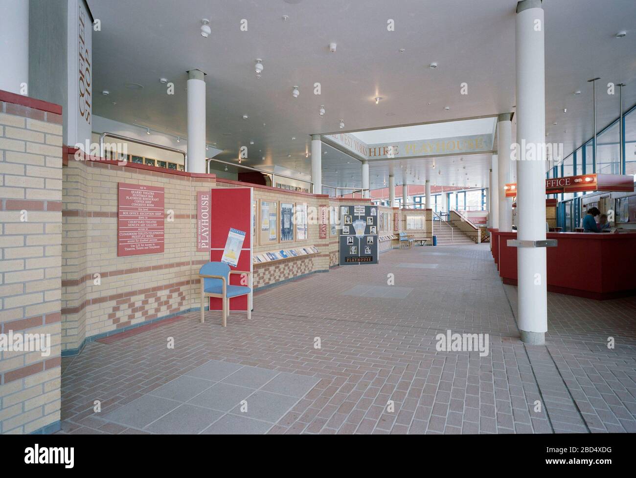 1990, new completed West Yorkshire Playhouse, Leeds, Northern England ...