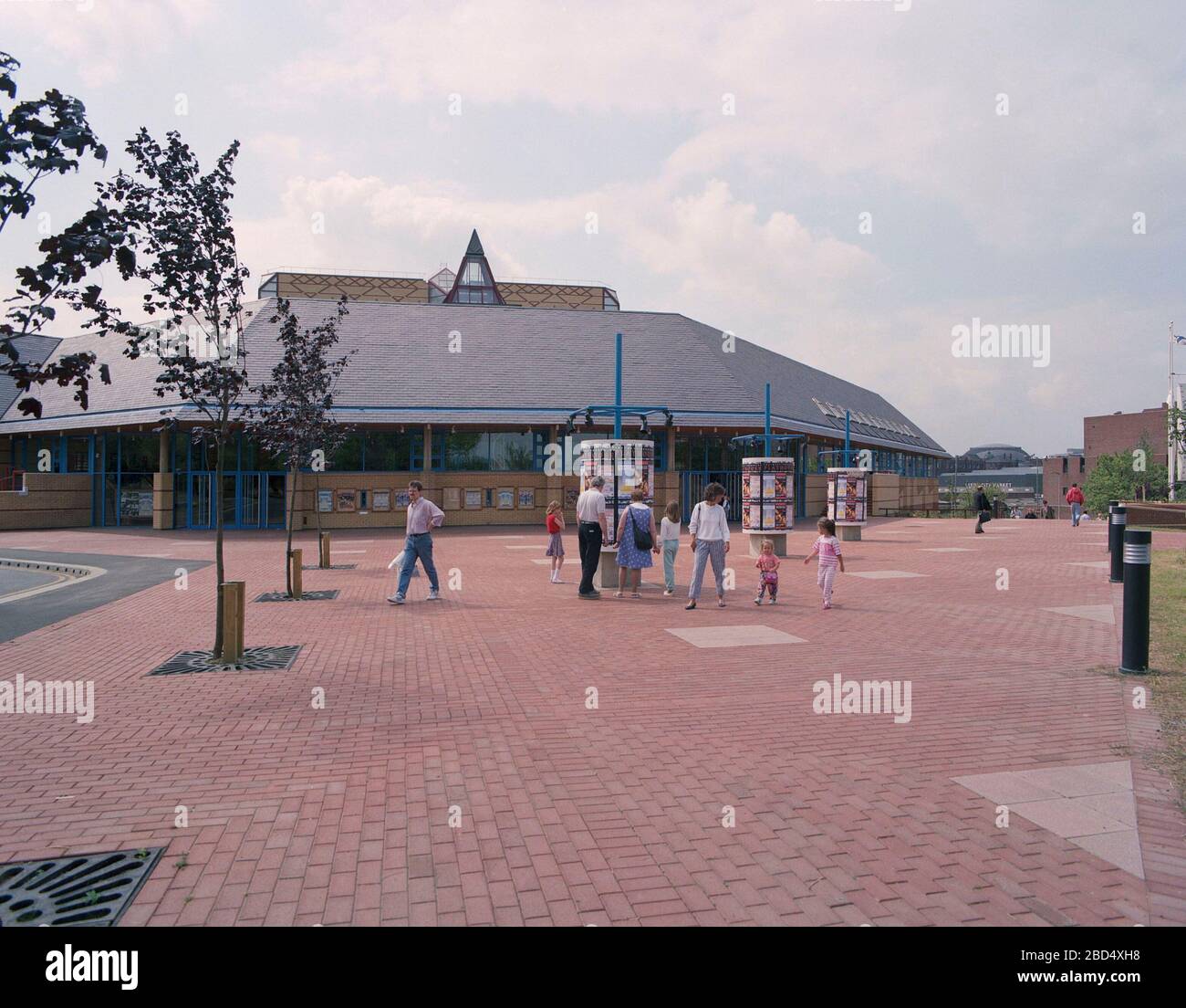 1990, new completed West Yorkshire Playhouse, Leeds, Northern England ...